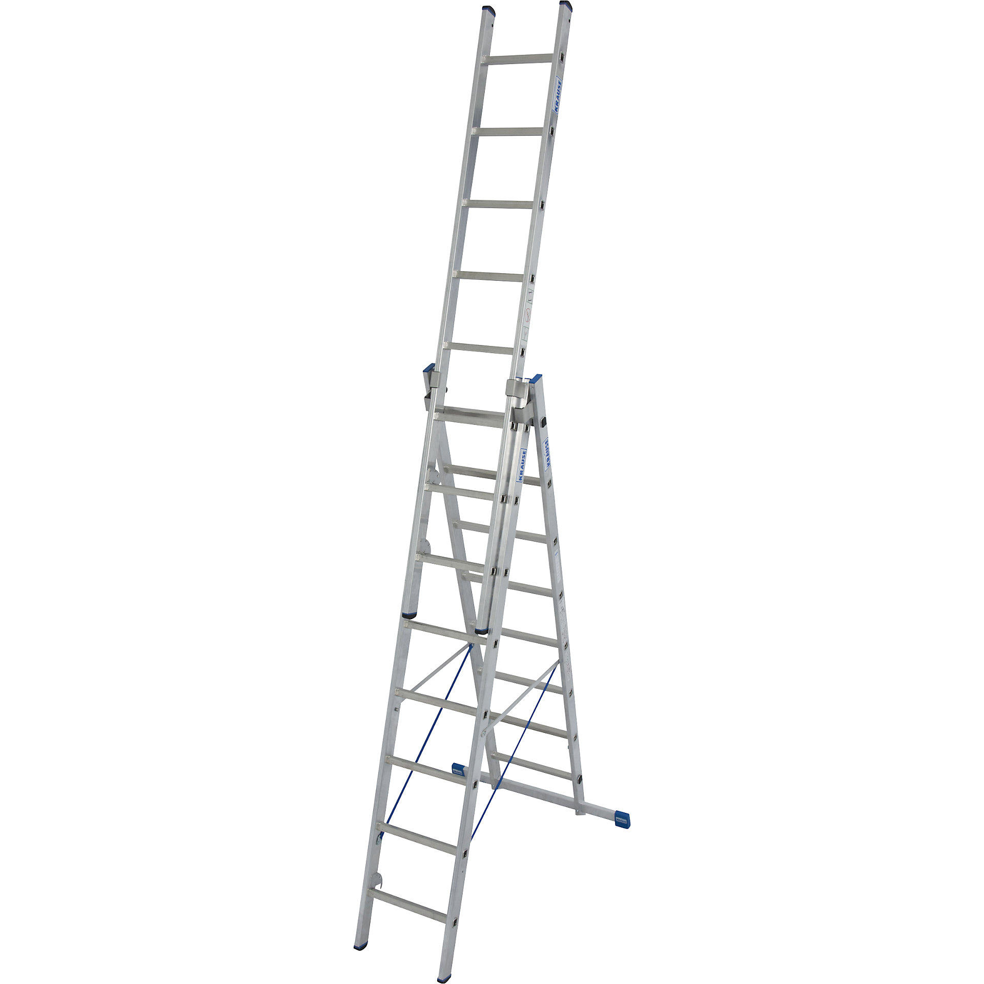 Multi-purpose ladder – KRAUSE: 3 parts, with removable ladder element ...