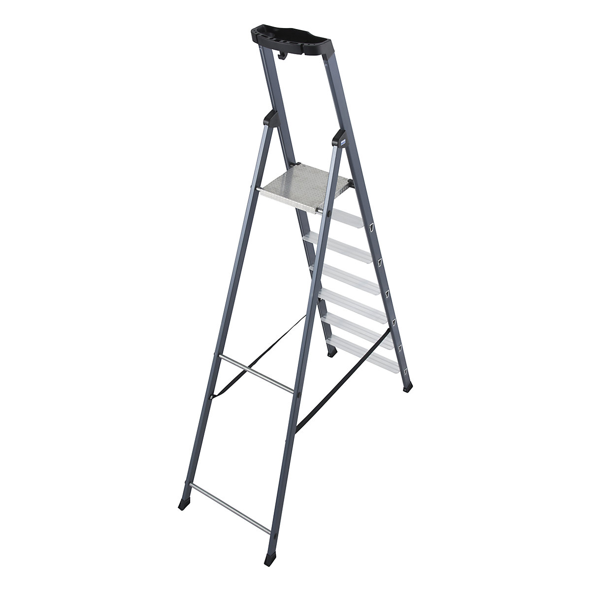 KRAUSE – Aluminium step ladder: anodised | KAISER+KRAFT