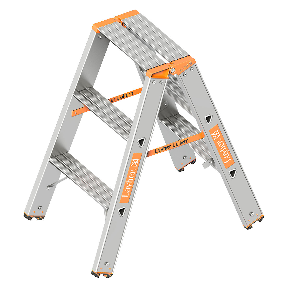 Step ladder – Layher: double sided access | kaiserkraft