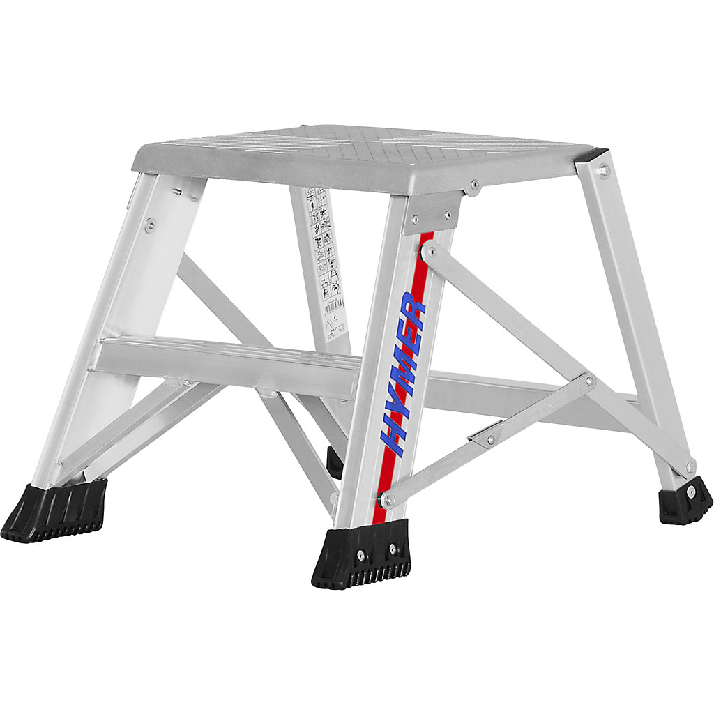 Aluminium folding steps – HYMER: single sided access | kaiserkraft