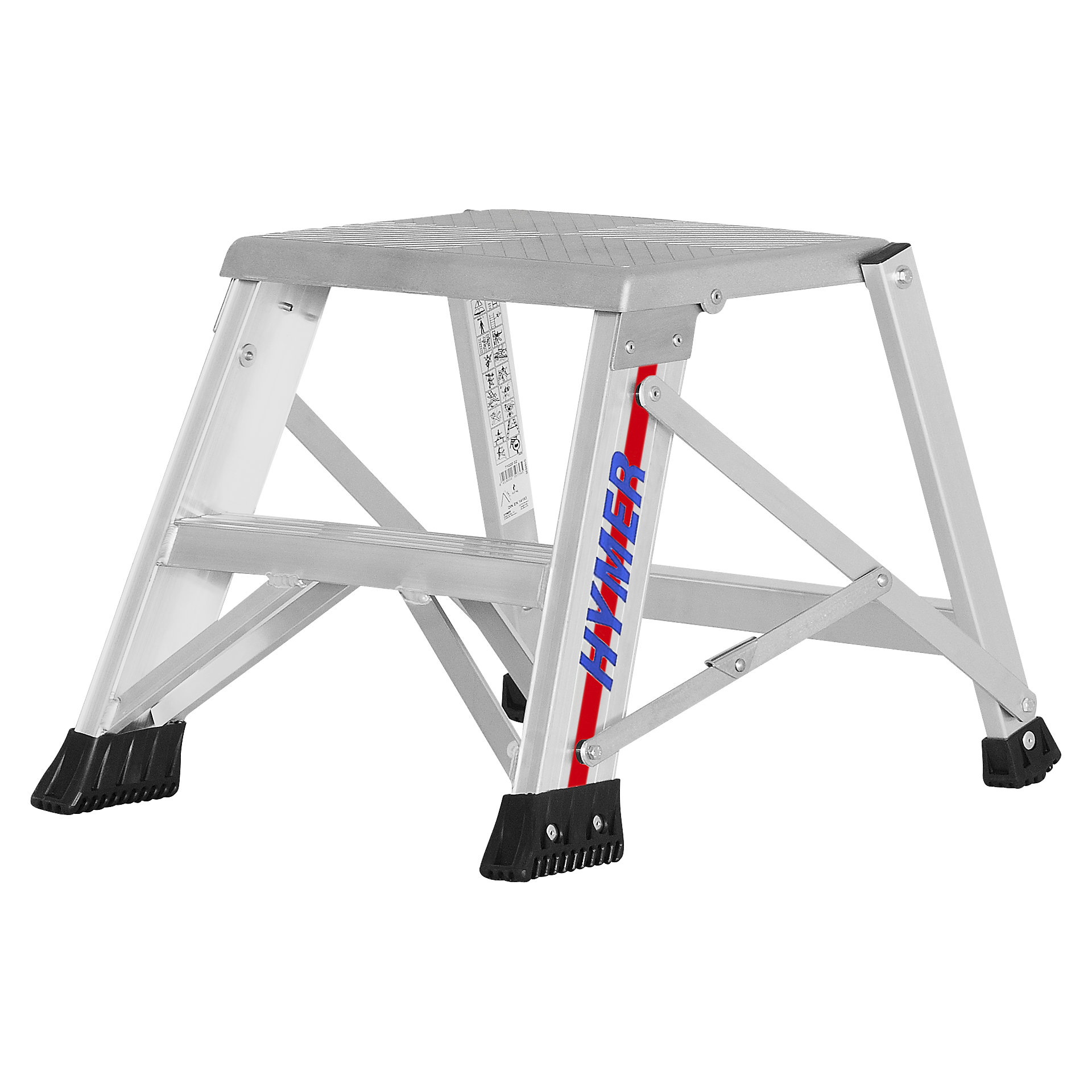 Aluminium folding steps – HYMER: single sided access | kaiserkraft