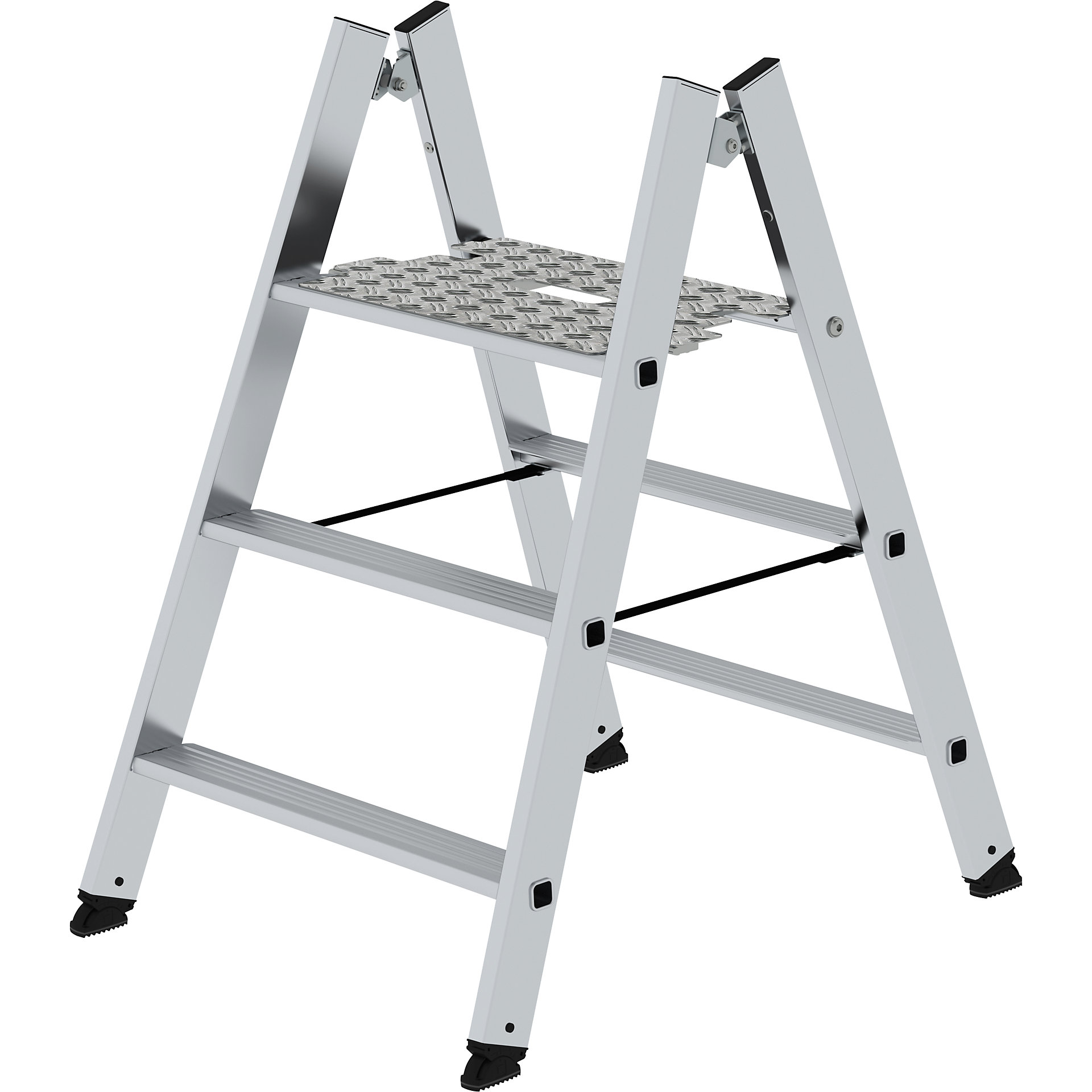 MUNK – Aluminium folding steps: double sided access | KAISER+KRAFT