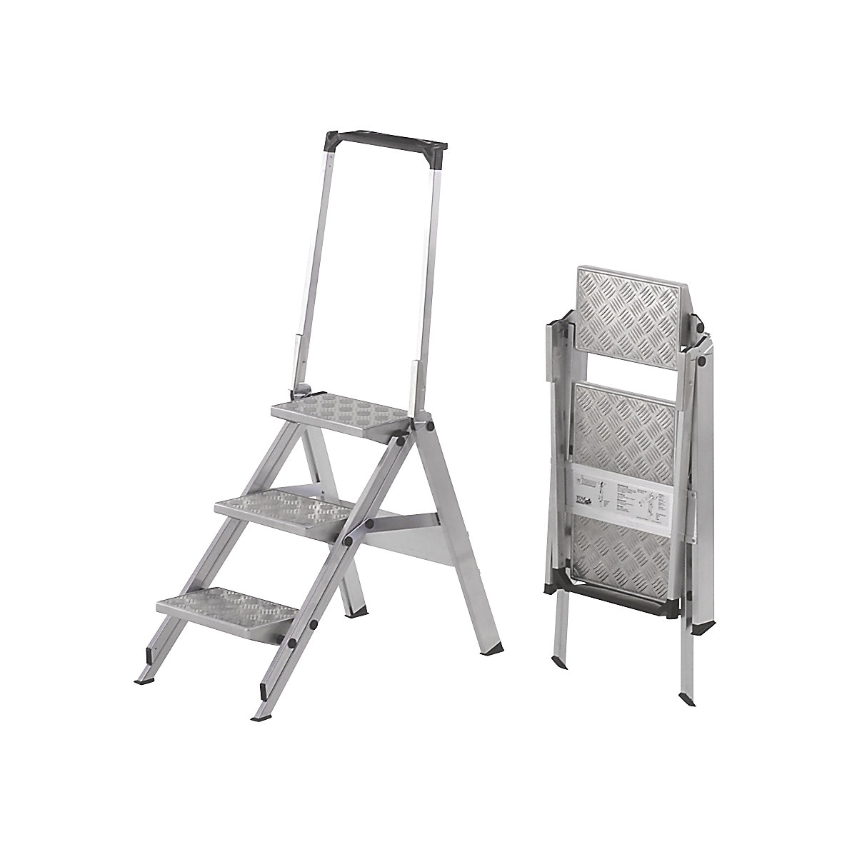 Aluminium folding steps: ribbed aluminium steps | KAISER+KRAFT IE