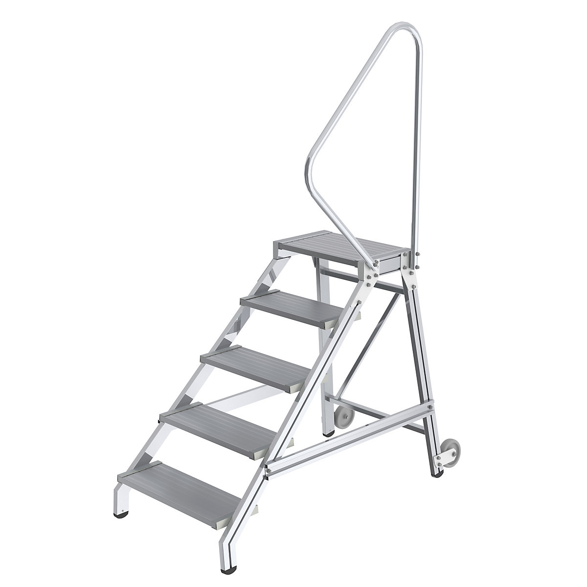 eurokraft pro – Heavy duty machine steps: MOBILE, max. load 300 kg ...