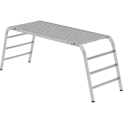 Work platform, folding – MUNK: platform LxW 1860 x 750 mm | kaiserkraft