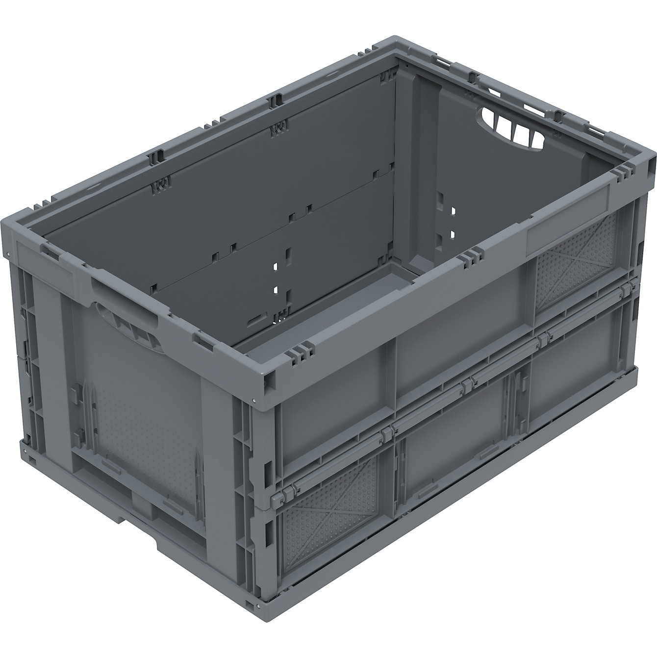 Stabile Klappboxen und Faltboxen mit Deckel kaufen | kaiserkraft