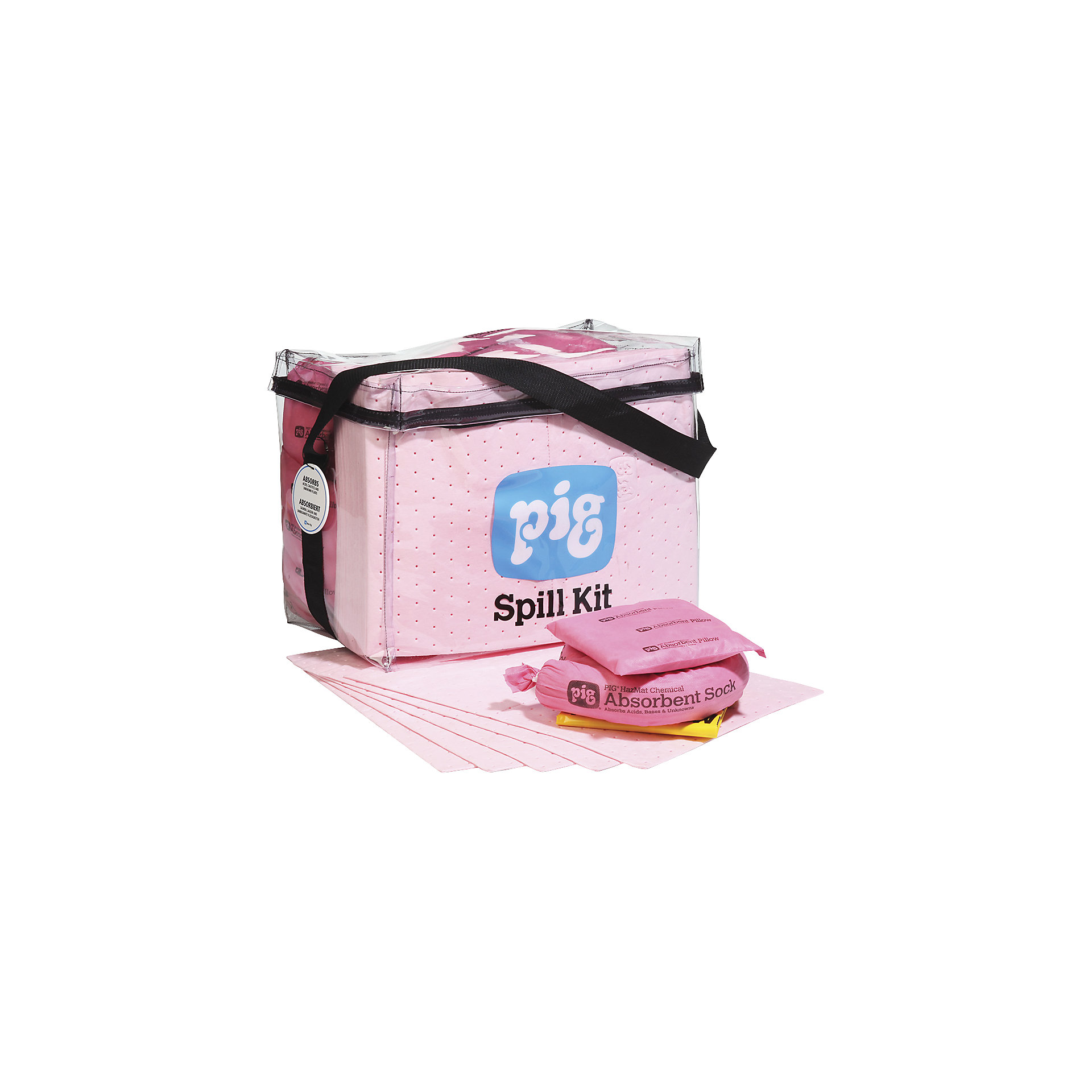 PIG – Emergency kit in a transparent bag: chemical version | KAISER+KRAFT