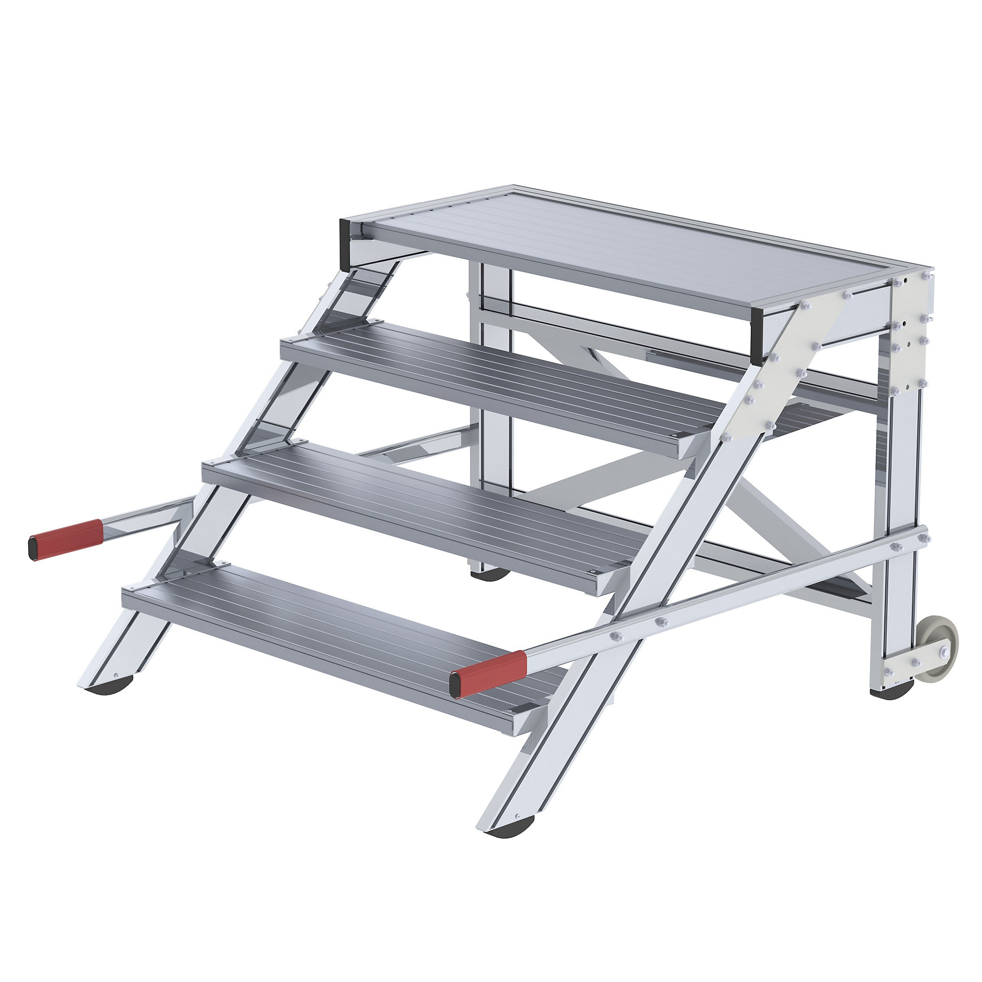 Treppenpodest MUNK: Stufenbreite 1000 mm, Tragfähigkeit 200 kg ...