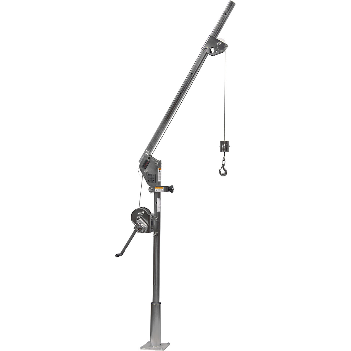 Ensign 500 portable davit crane – Thern: electrolytically zinc plated ...