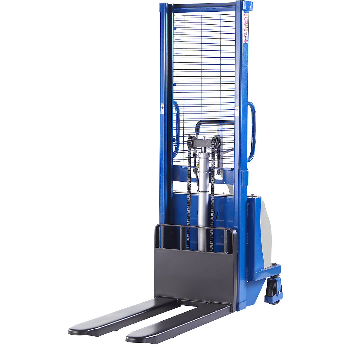 Semi-electric drawbar stacker: max. load 1200 kg | KAISER+KRAFT