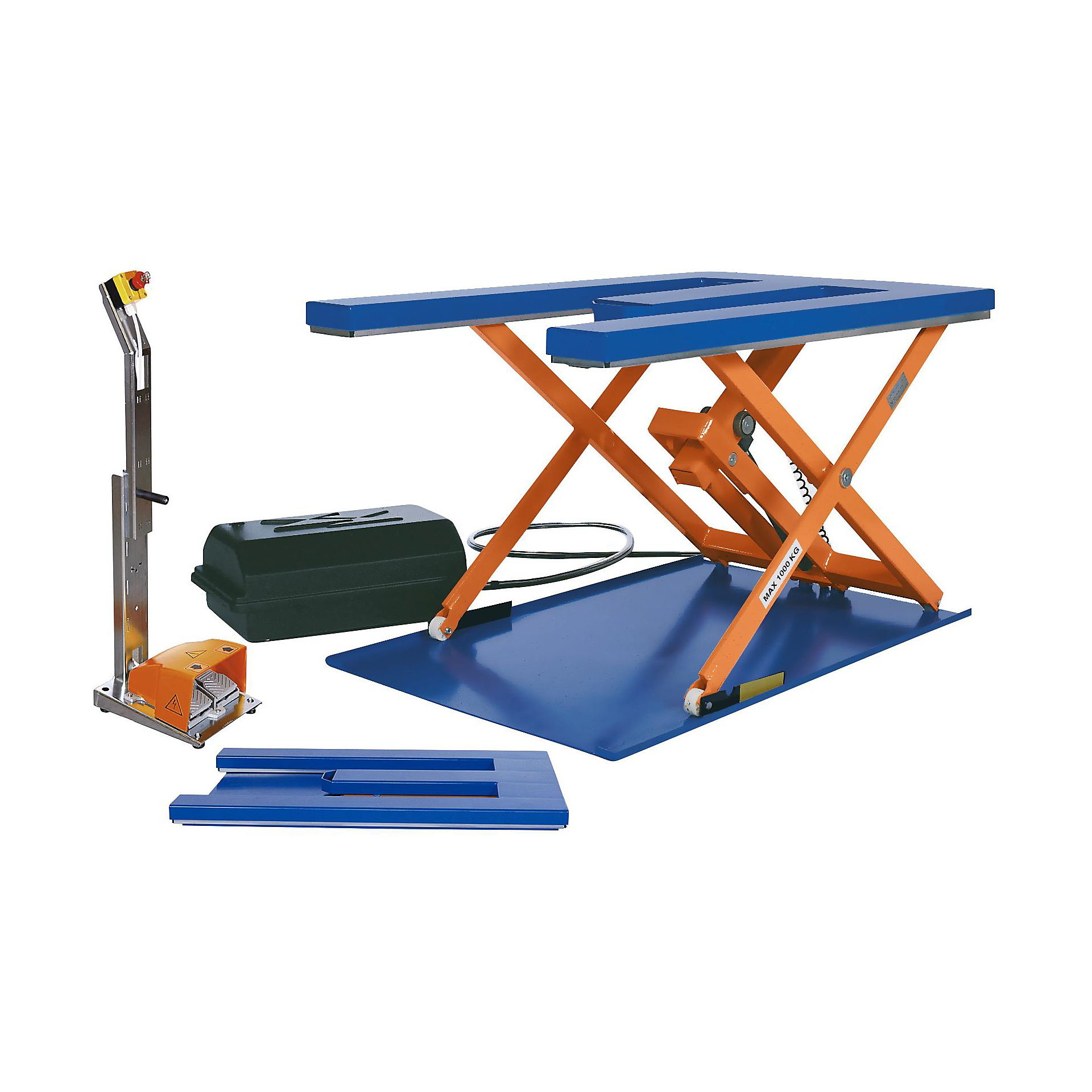 Edmolift – Low profile lift table: LxW 1450 x 900 mm, lifting range up ...