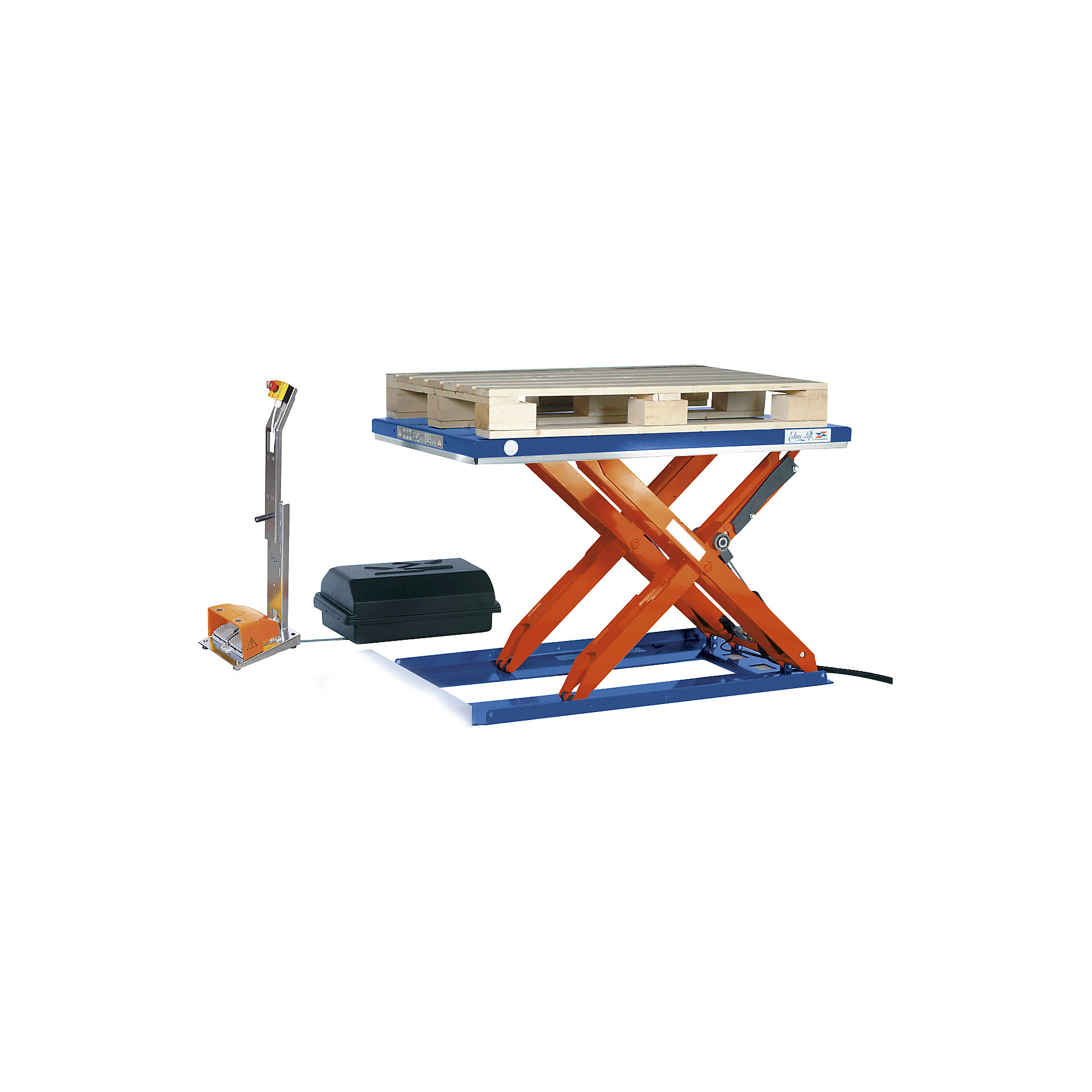 Low profile lift table – Edmolift: LxW 1350 x 800 mm, lifting range up ...