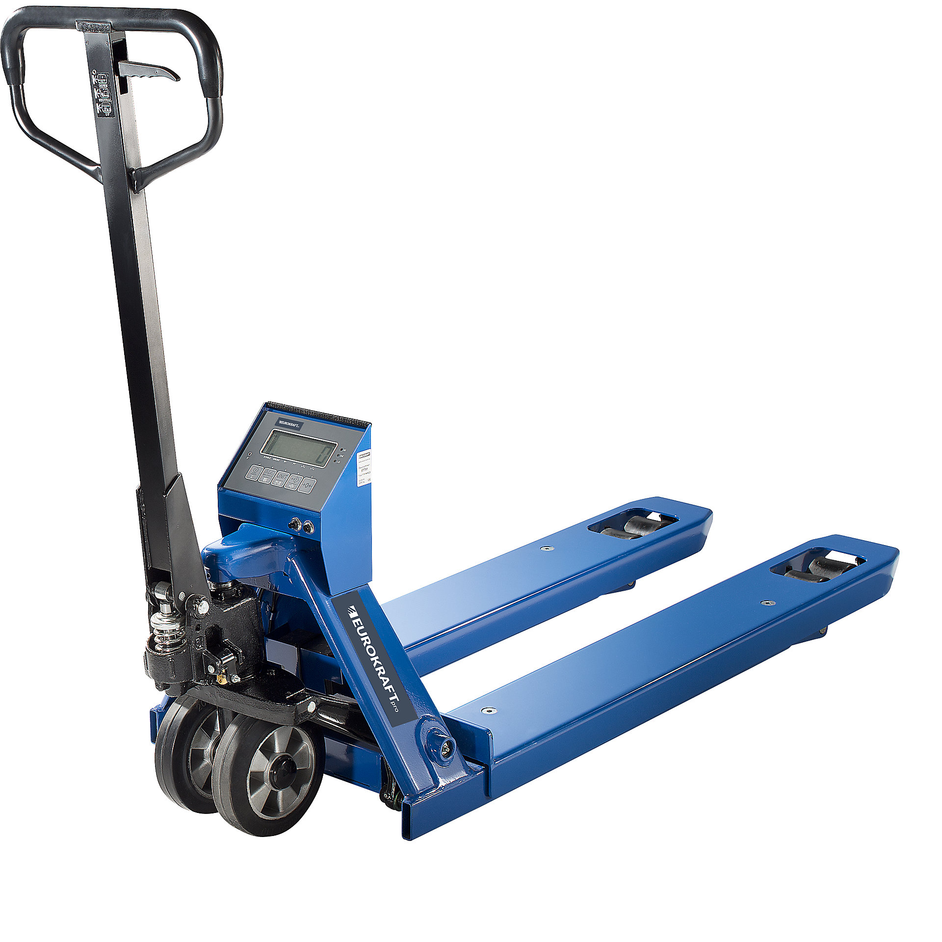 Pallet truck with weighing scale – eurokraft pro: max. load 2200 kg ...