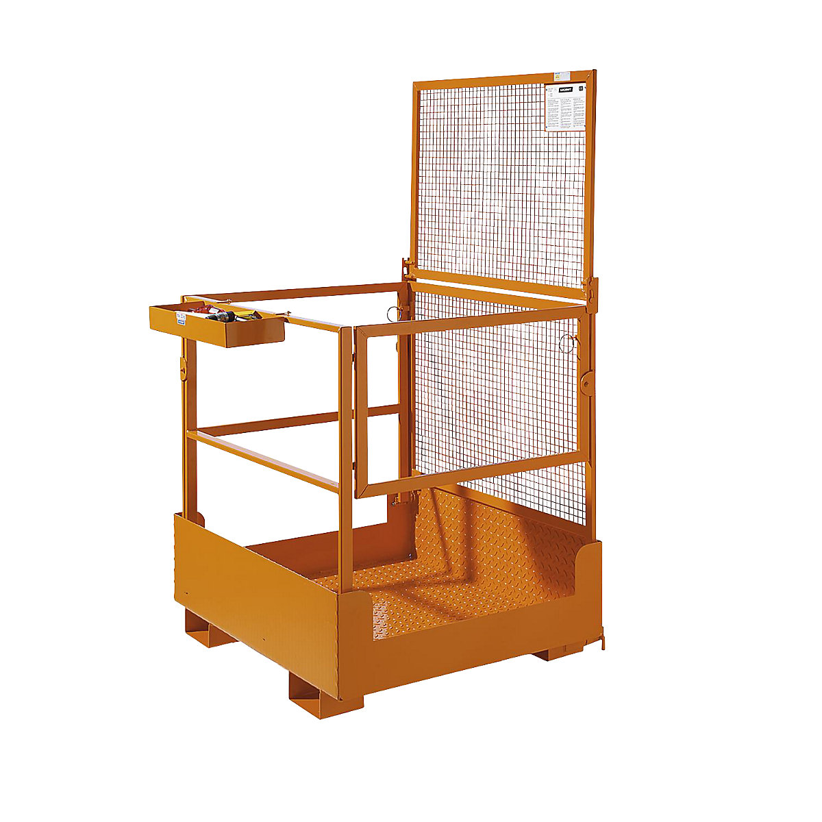 Access safety platforms for stackers, working platforms for forklift ...