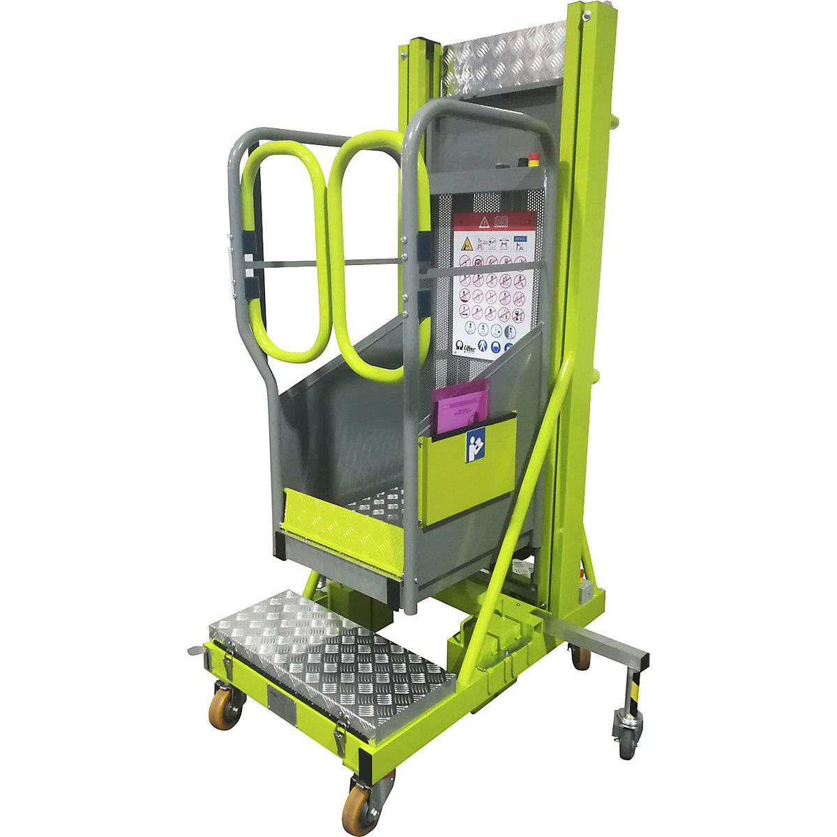 Work platform – Pramac: electric lift, manual movement | kaiserkraft