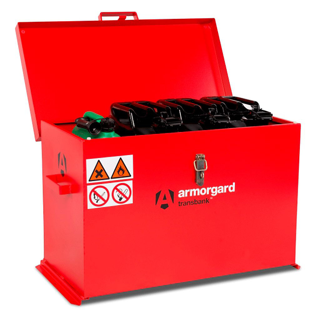 Armorgard TransBank Hazardous Storage Containers | BiGDUG