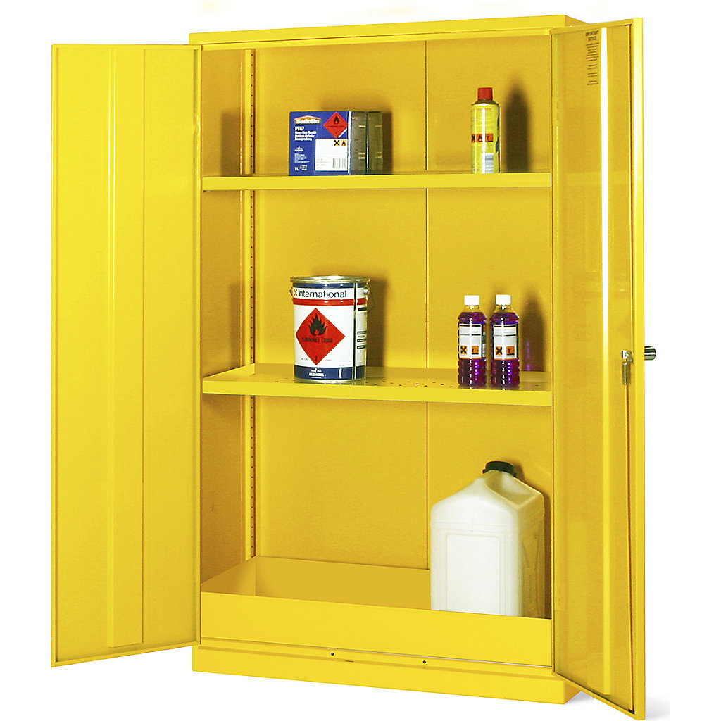 Elite Hazardous Substance Storage Cabinet | 1525h x 915w x 457d mm | 2 ...