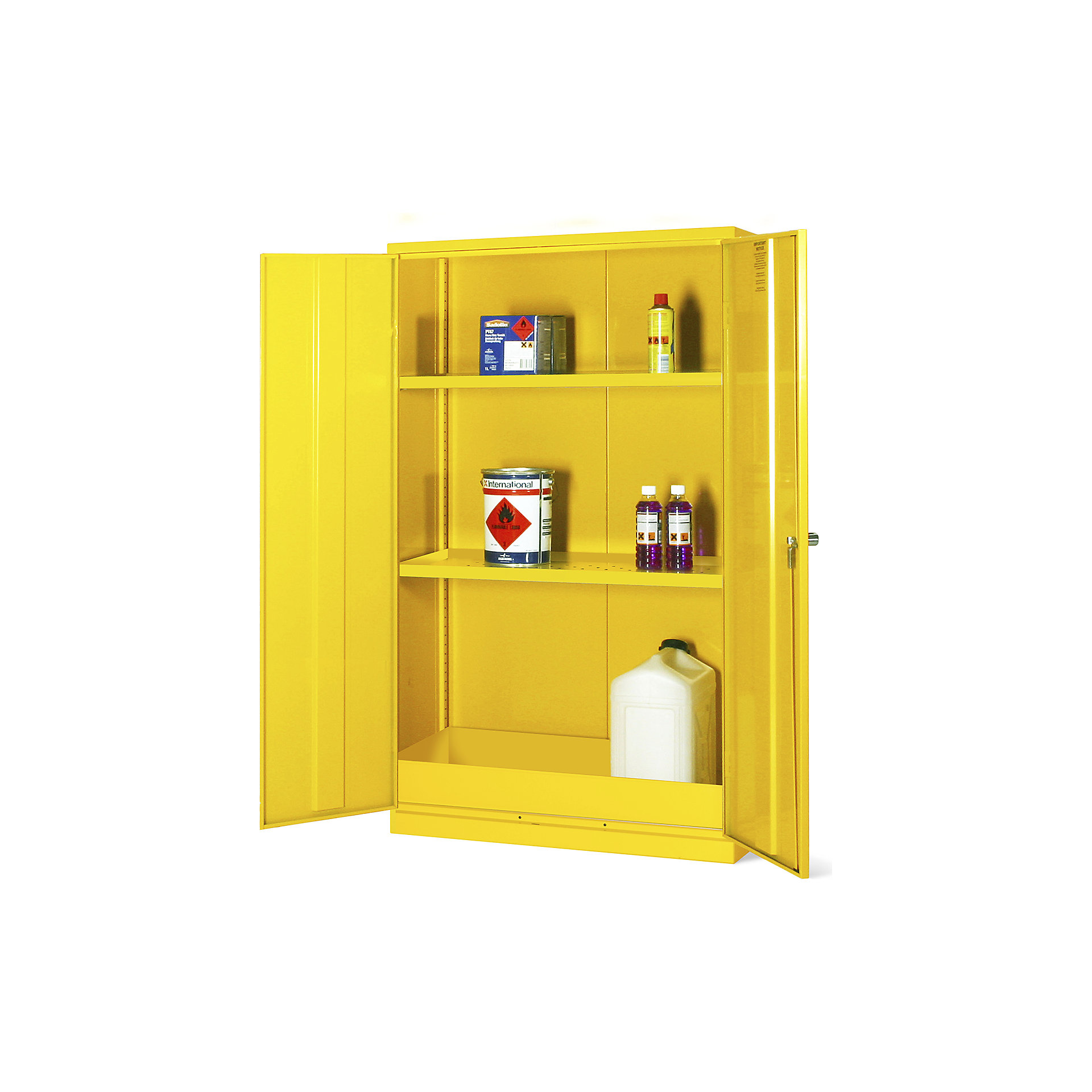 Elite Hazardous Substance Storage Cabinet | 1525h x 915w x 457d mm | 2 ...