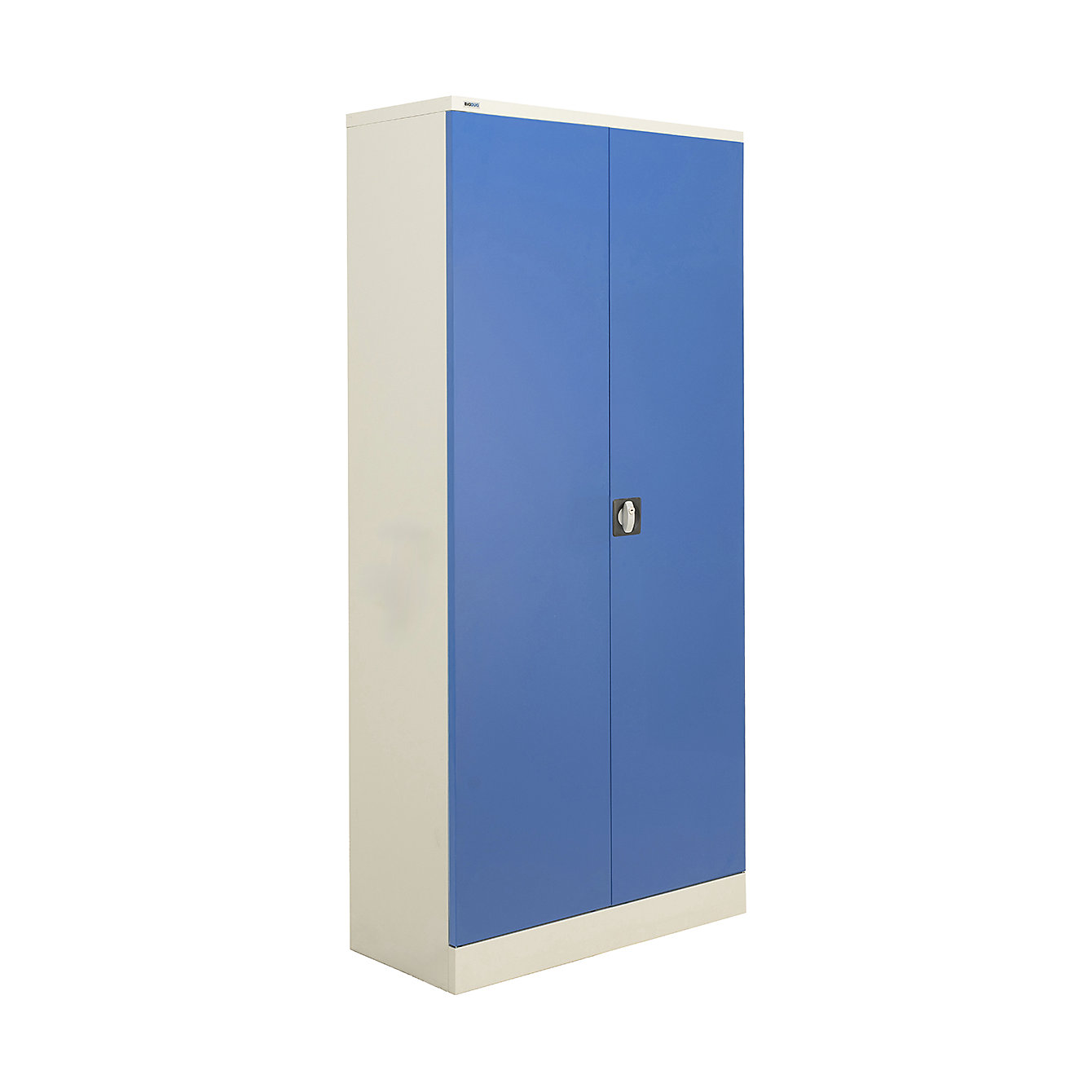 BiGDUG Essentials Steel Workplace Cupboard | Grey & Blue | 1950h x 915w ...