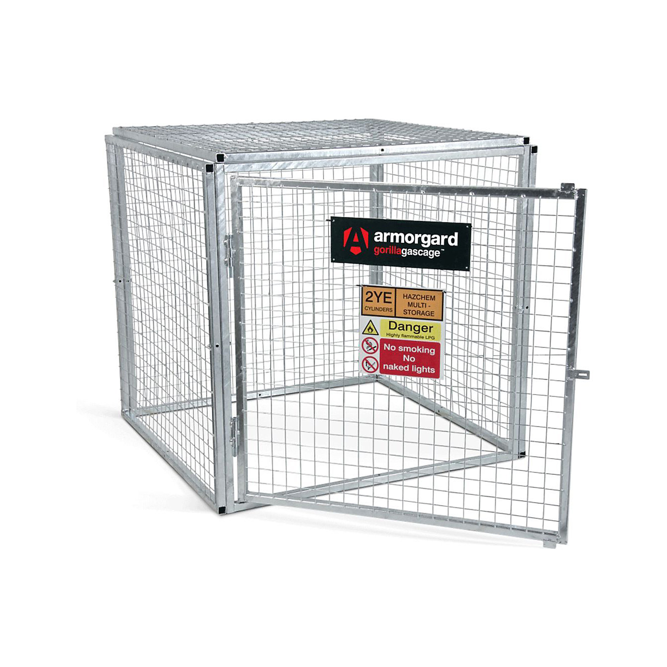 Armorgard Gorilla Gas Cylinder Storage Cage | 1200h x 1150w x 1200d mm ...