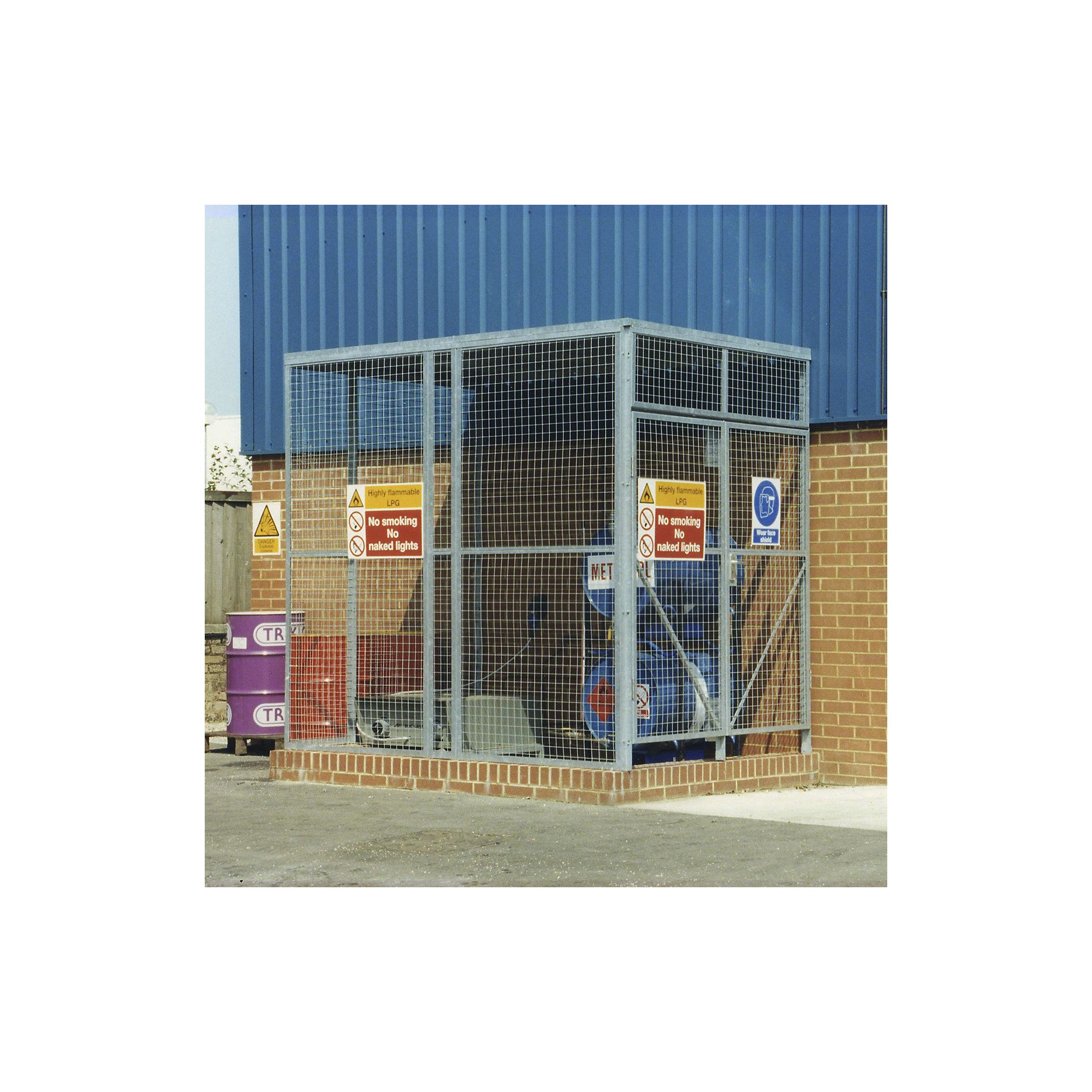 Europa Mesh Security Cage | 2440h x 3660w x 2440d mm | 3 Sided Complete ...