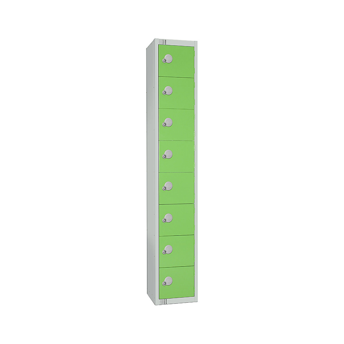 Elite Metal Storage Locker | 1800h x 300w x 300d mm | 8 Door | Green ...