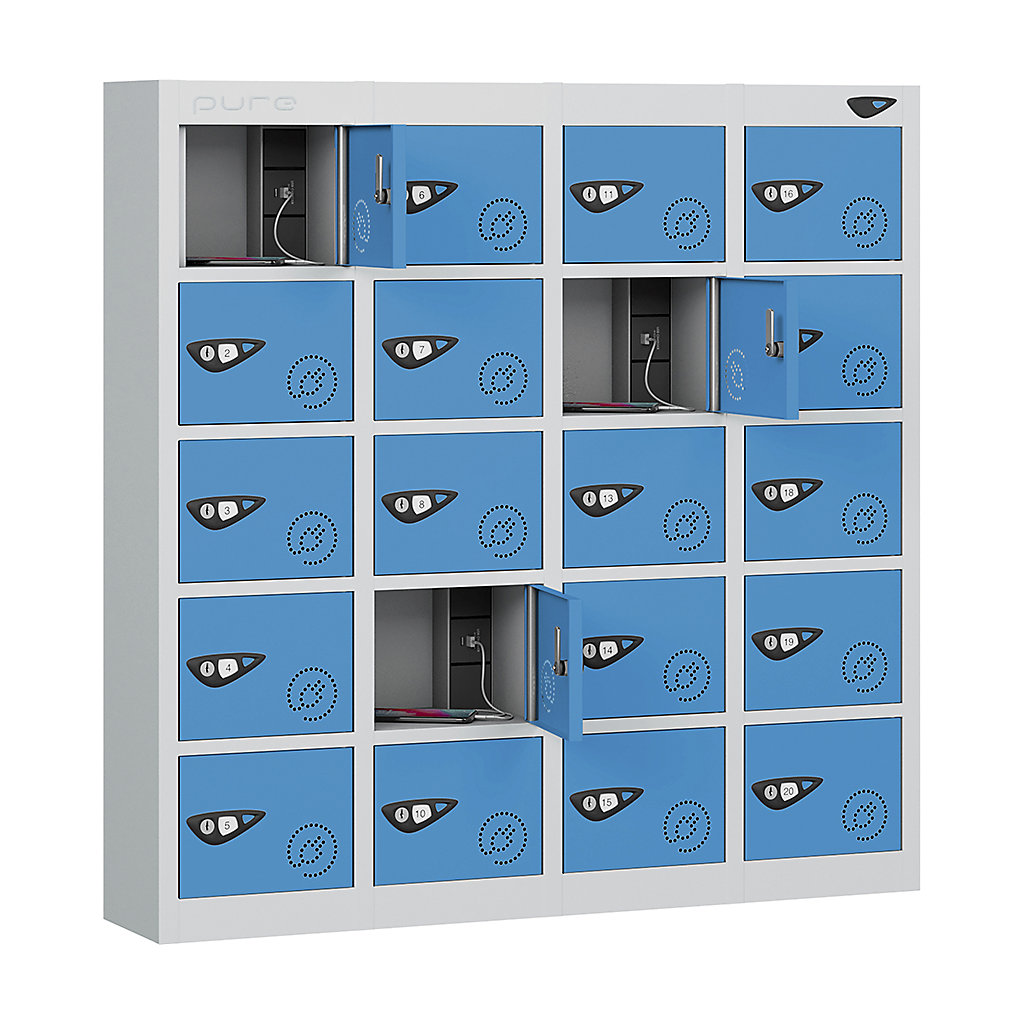 Pure Power Mobile Phone Storage Locker | 20 Door | Storage Only | 1000h ...
