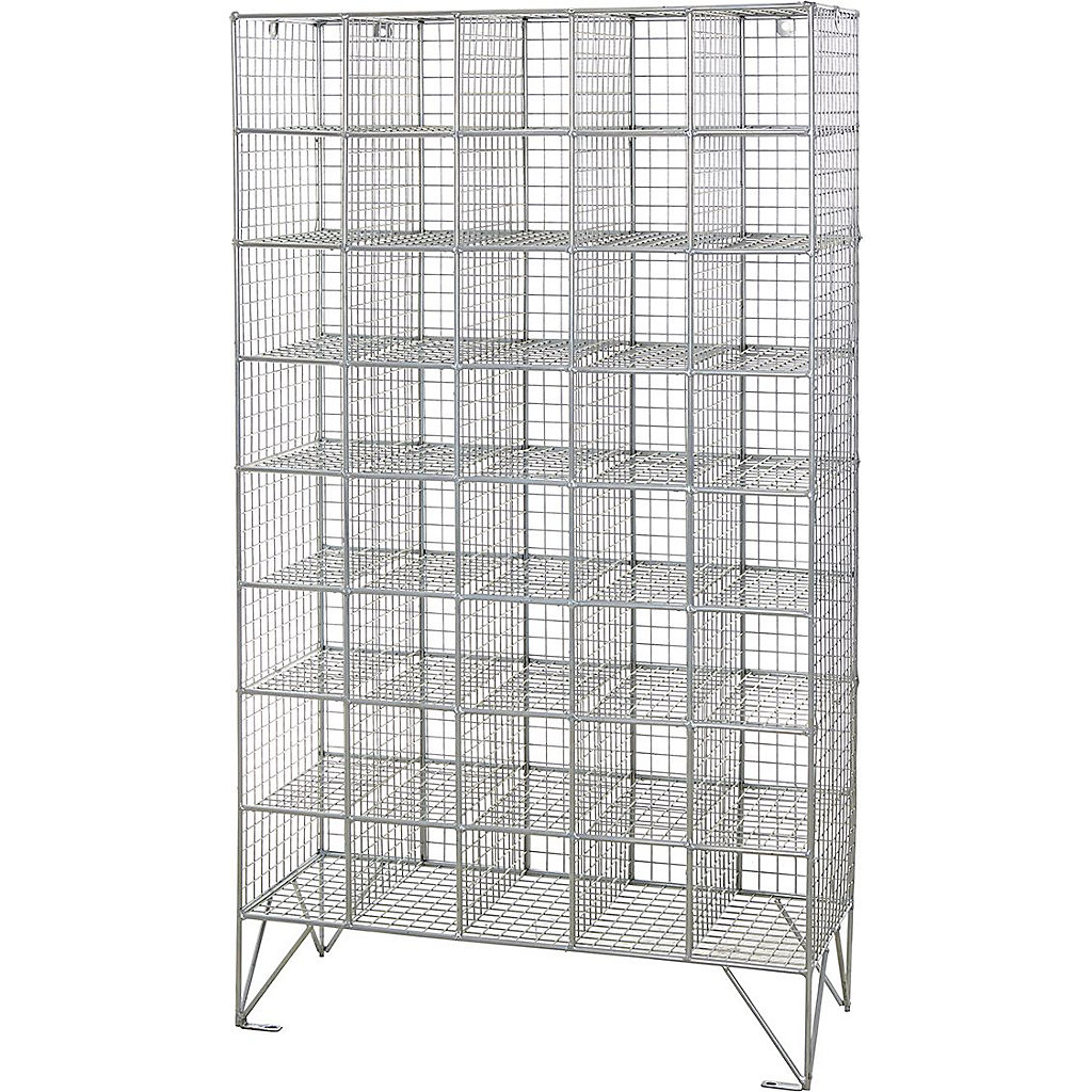 Zinc Wire Mesh Four Door Lockers | Storage Lockers & Cloakroom | BiGDUG