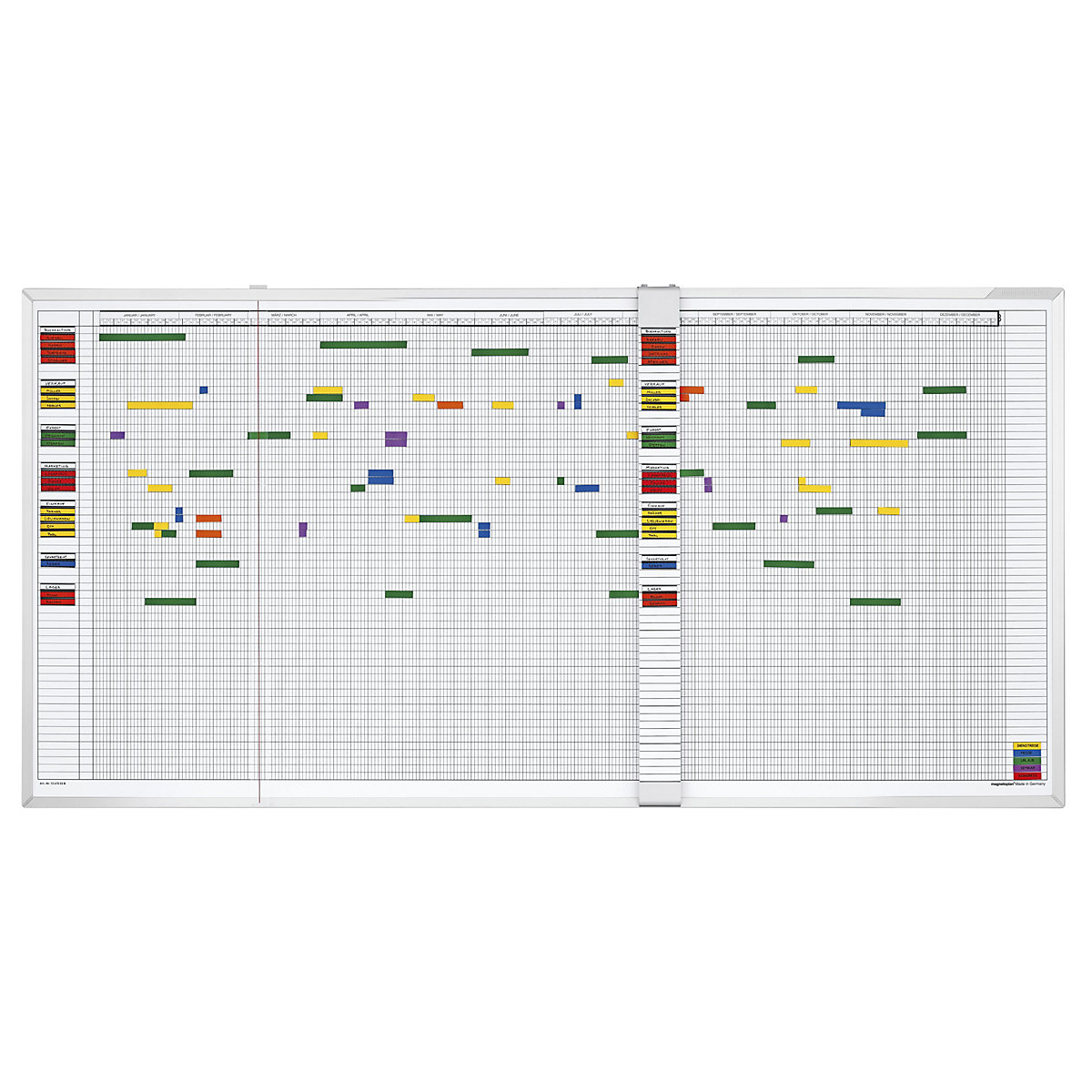 magnetoplan – Kit de planning annuel: semaine de 5 jours | KAISER+KRAFT ...