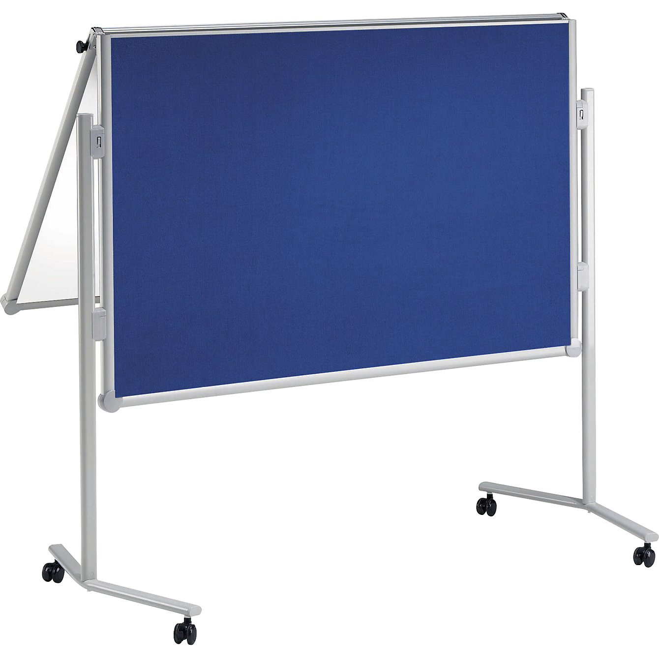 Tableau de conférence pliant MAULpro – MAUL: tissu bleu / tableau blanc ...