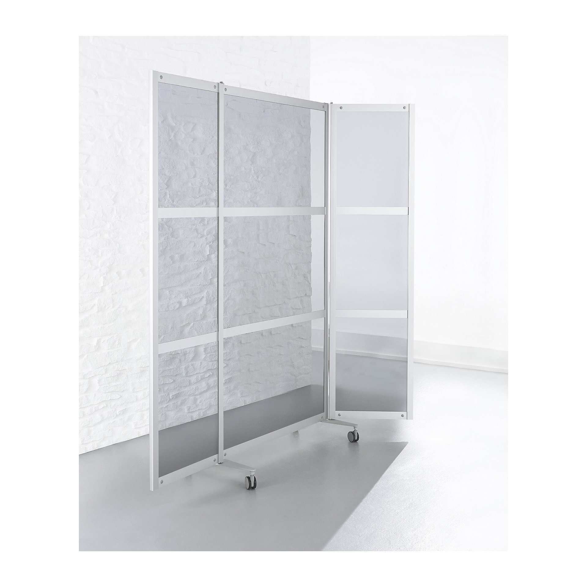 Cloison mobile pliante, difficilement inflammable: cadre en aluminium ...