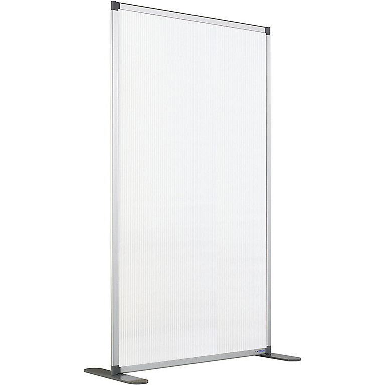 Cloison modulaire, transparente – SMIT VISUAL: h x l x p 1850 x 1250 x ...