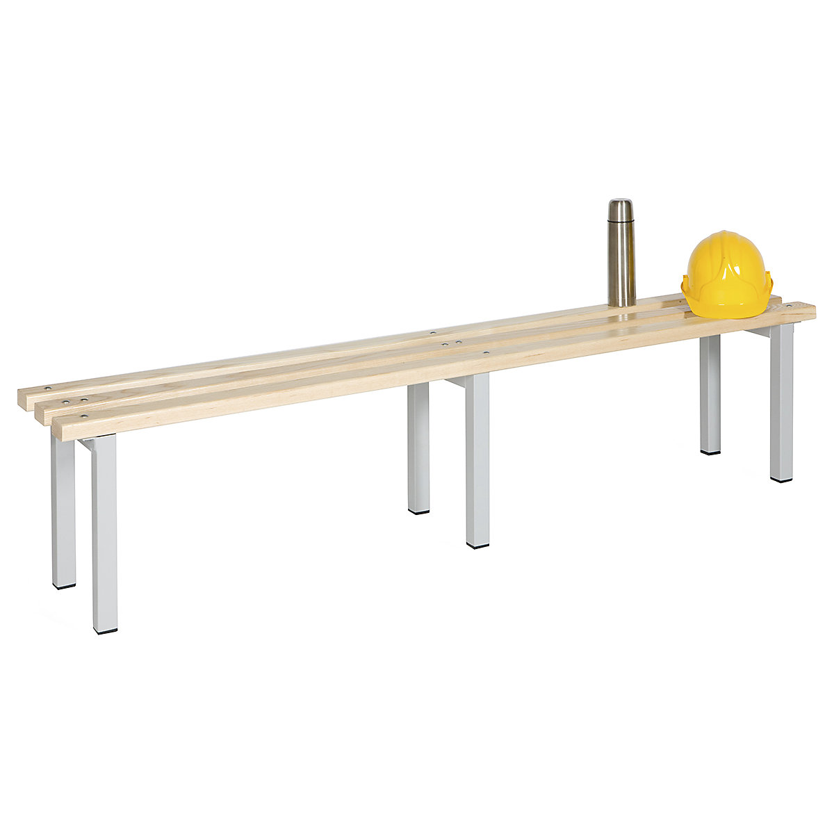 Elite Changing Room Bench | 390h x 1500w x 300d mm | Yellow Frame | BiGDUG