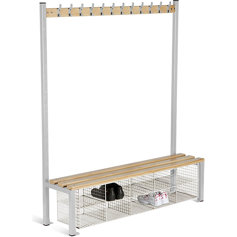 Elite Island Changing Room Benches with Shoe Compartments | BiGDUG