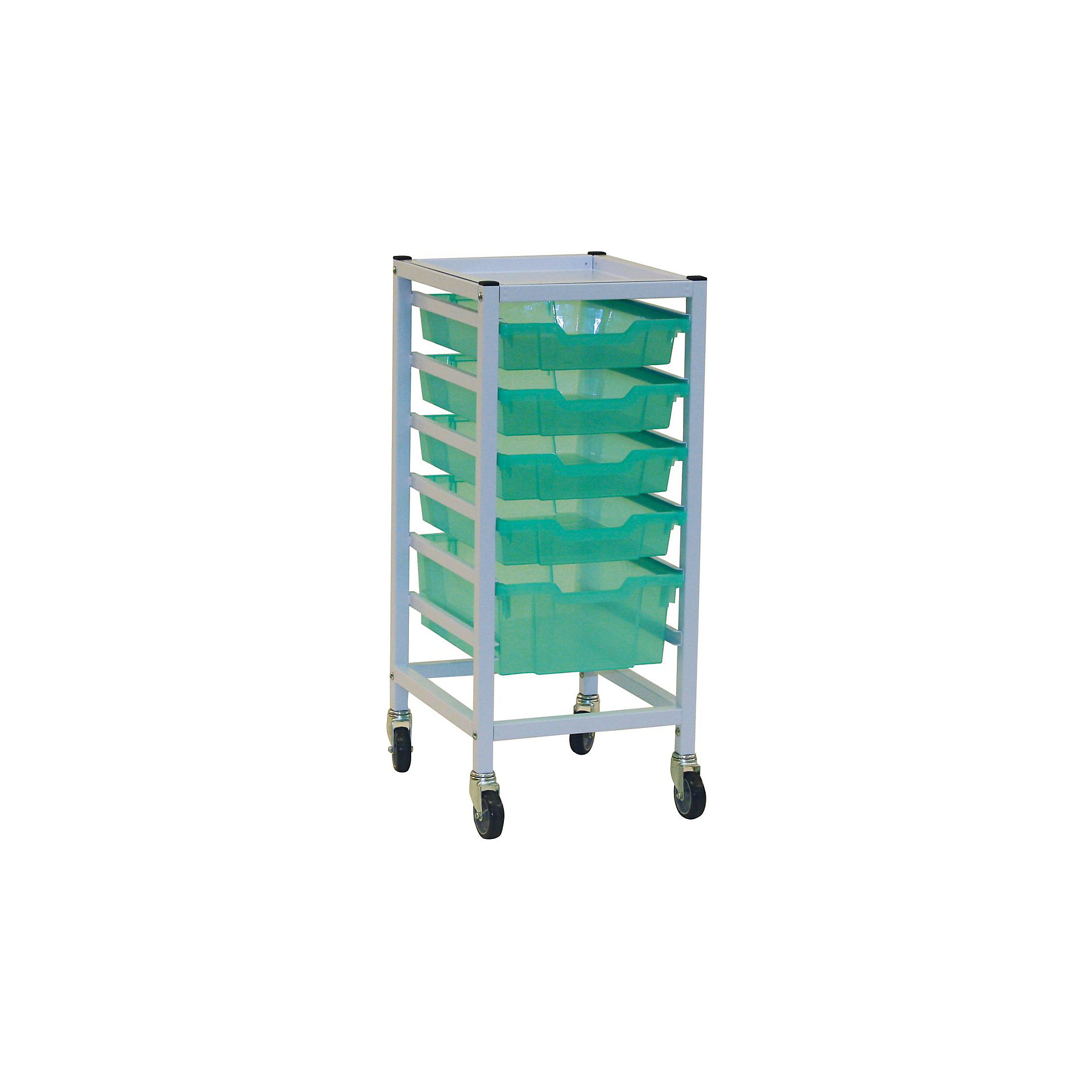 Compact Single Column Trolleys with Gratnells Trays | Education ...