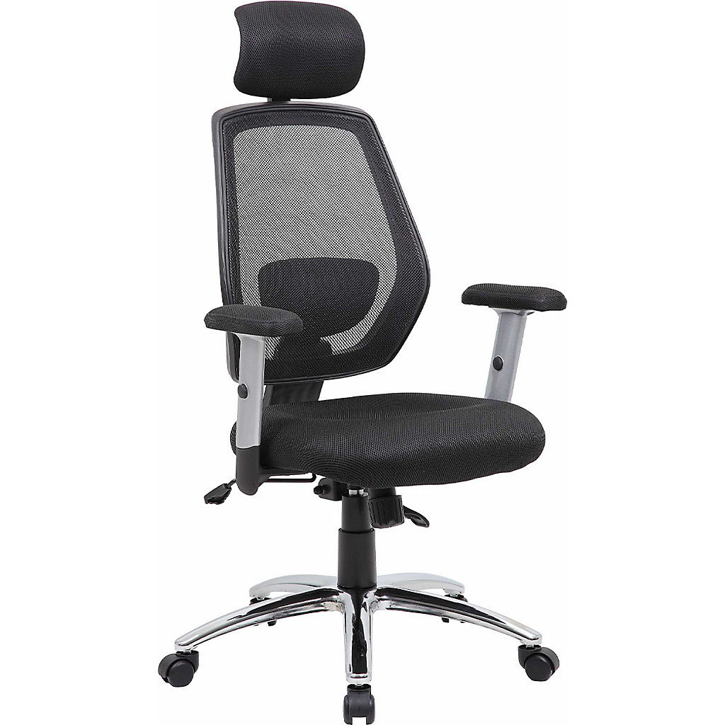 Synchro Mesh Office Chair With Lumbar Support | BiGDUG