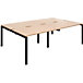 Balance Double Back to Back Bench Desk | BiGDUG