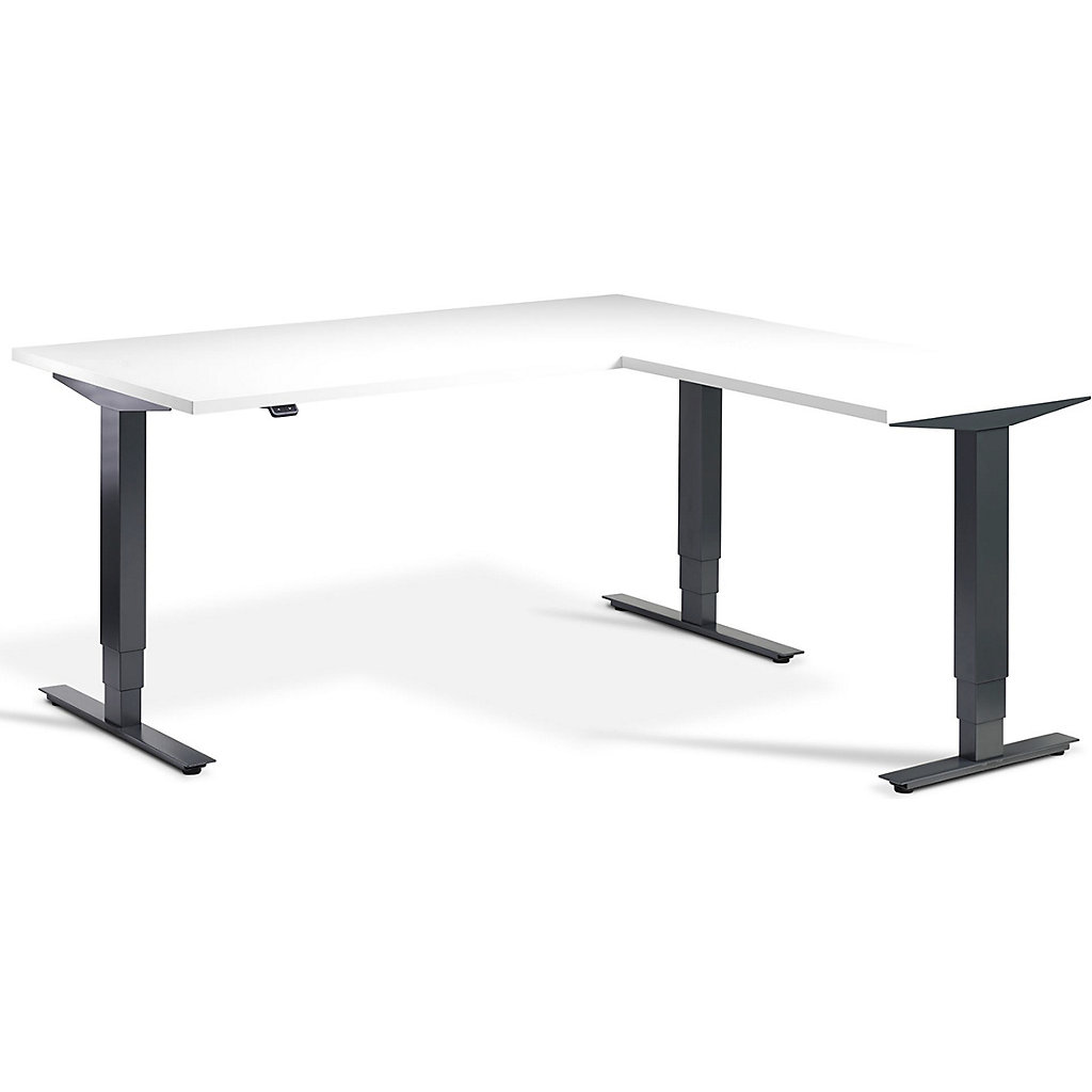Nordic Corner Sit-Stand Office Desk | 1600W x 1600D X 625-1285H ...