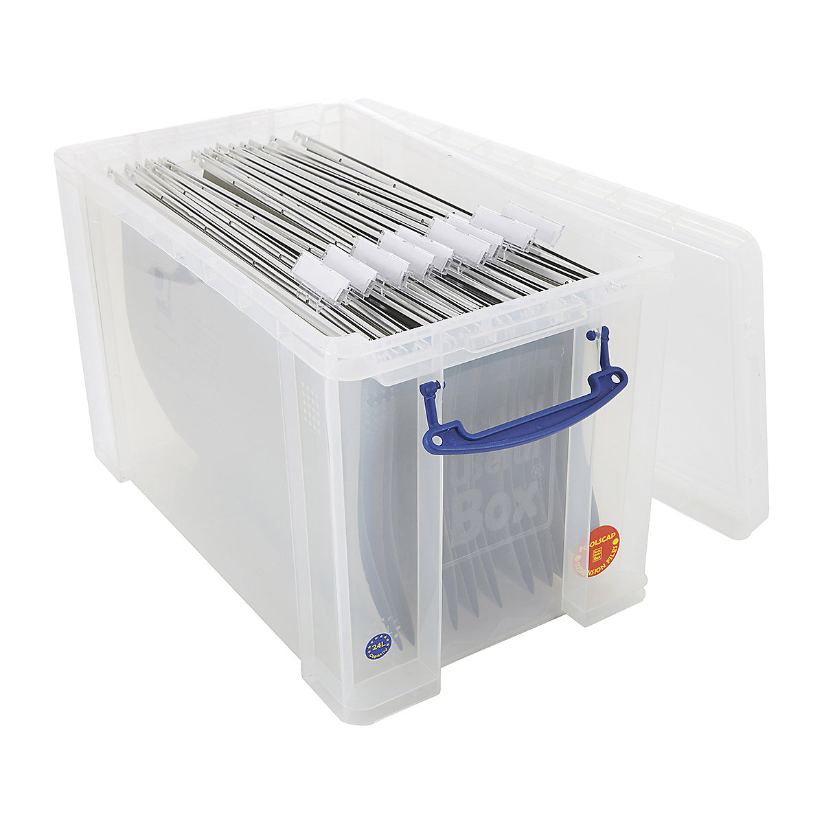 Really Useful Box | 24 Litre Capacity | 290h x 270w x 465d mm | Clear ...