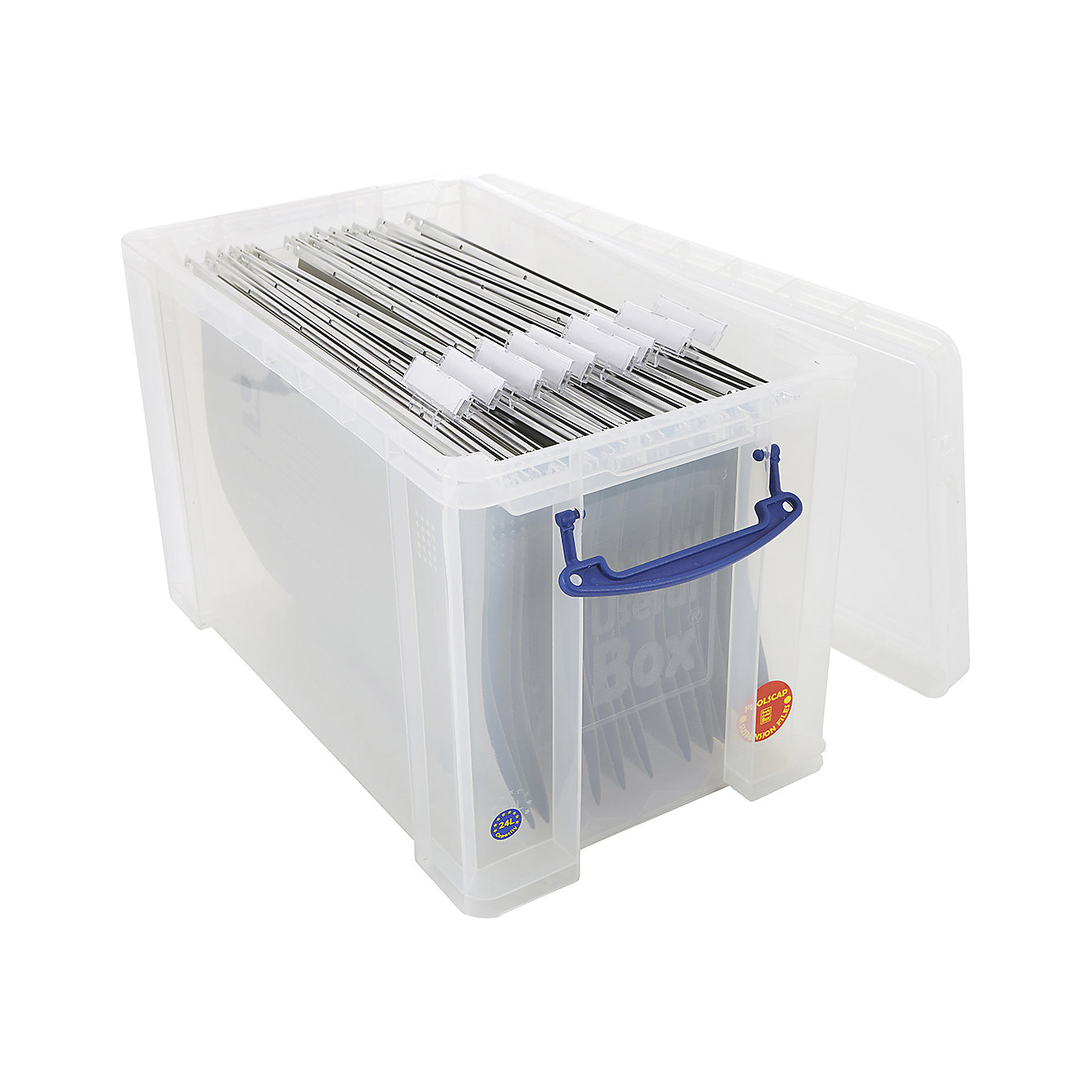Really Useful Box | 24 Litre Capacity | 290h x 270w x 465d mm | Clear ...