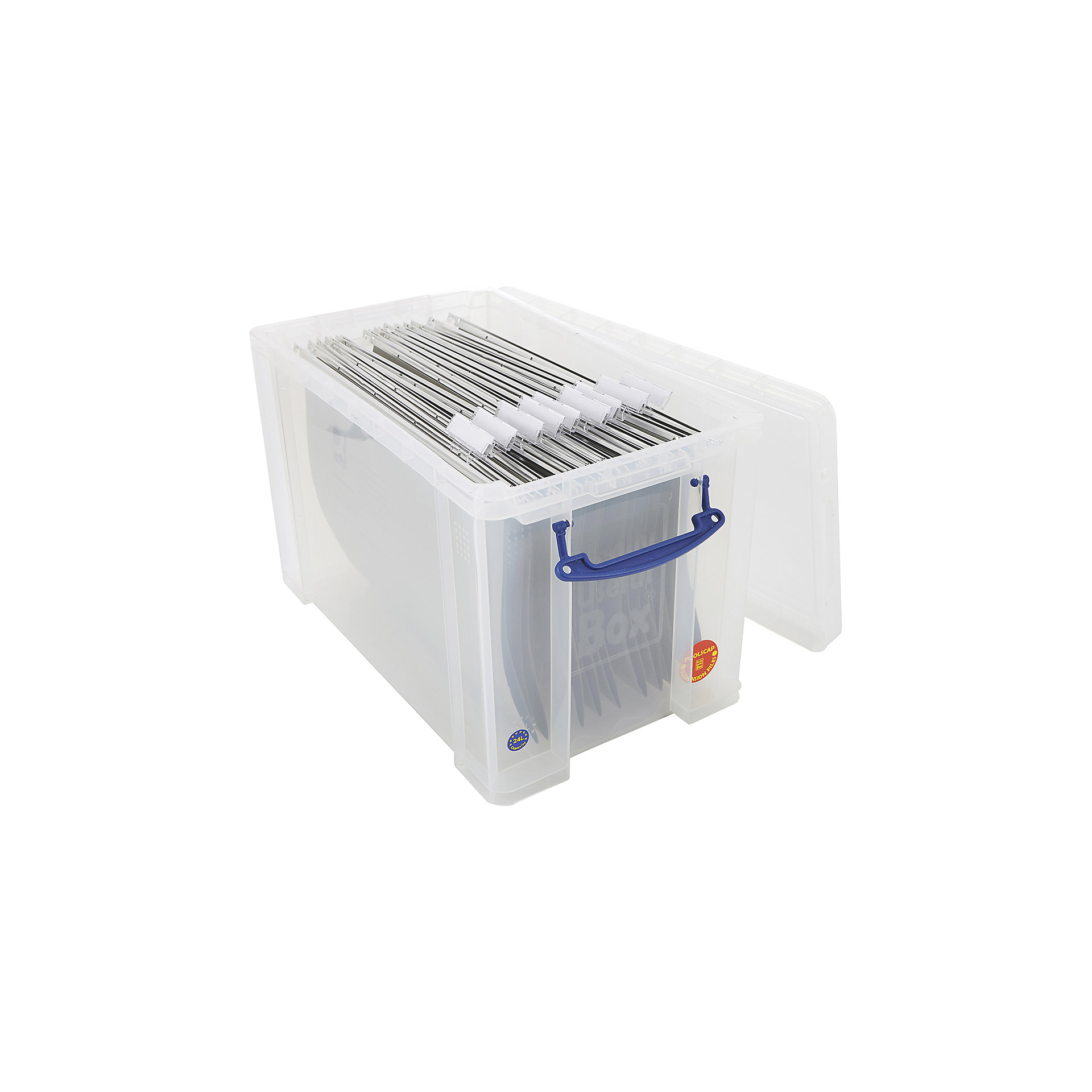Really Useful Box | 24 Litre Capacity | 290h x 270w x 465d mm | Clear ...