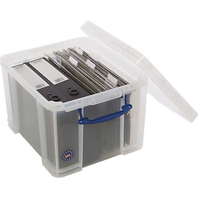 Really Useful Box | 35 Litre Capacity | 310h x 390w x 480d mm | Clear ...