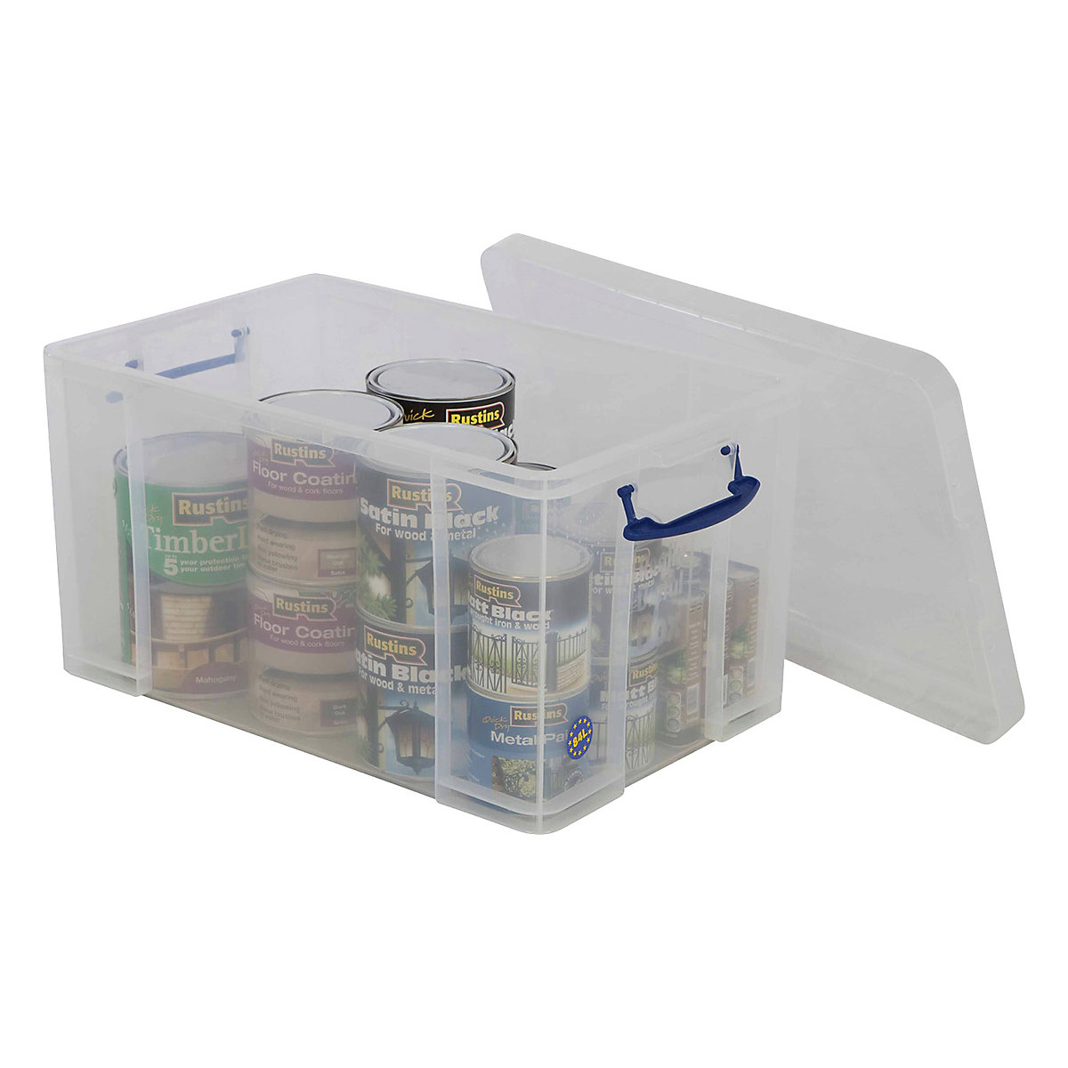 Really Useful Box | 84 Litre Capacity | 380h x 440w x 710d mm | Clear ...