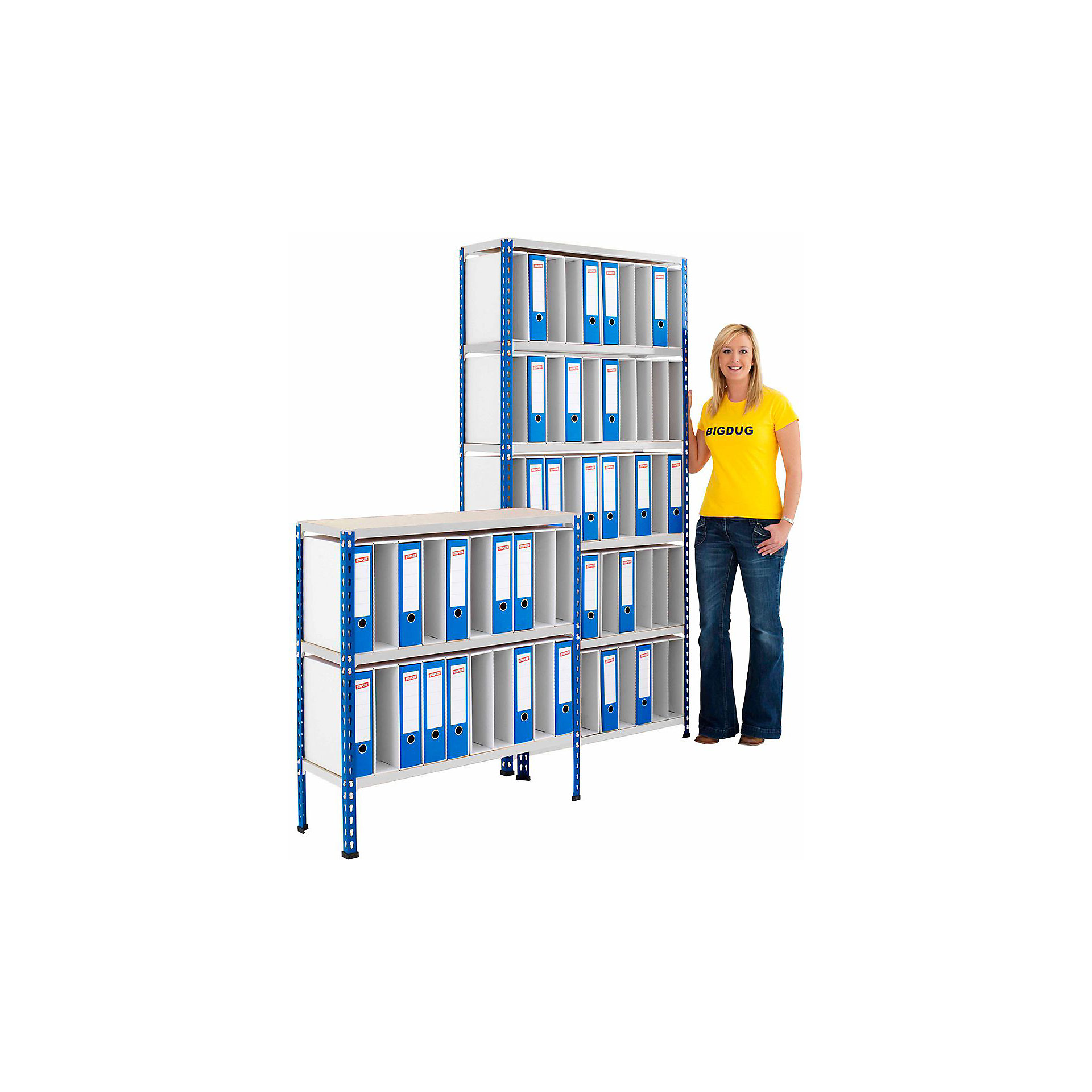 BiG340 Lever Arch File Storage Shelving | BiGDUG