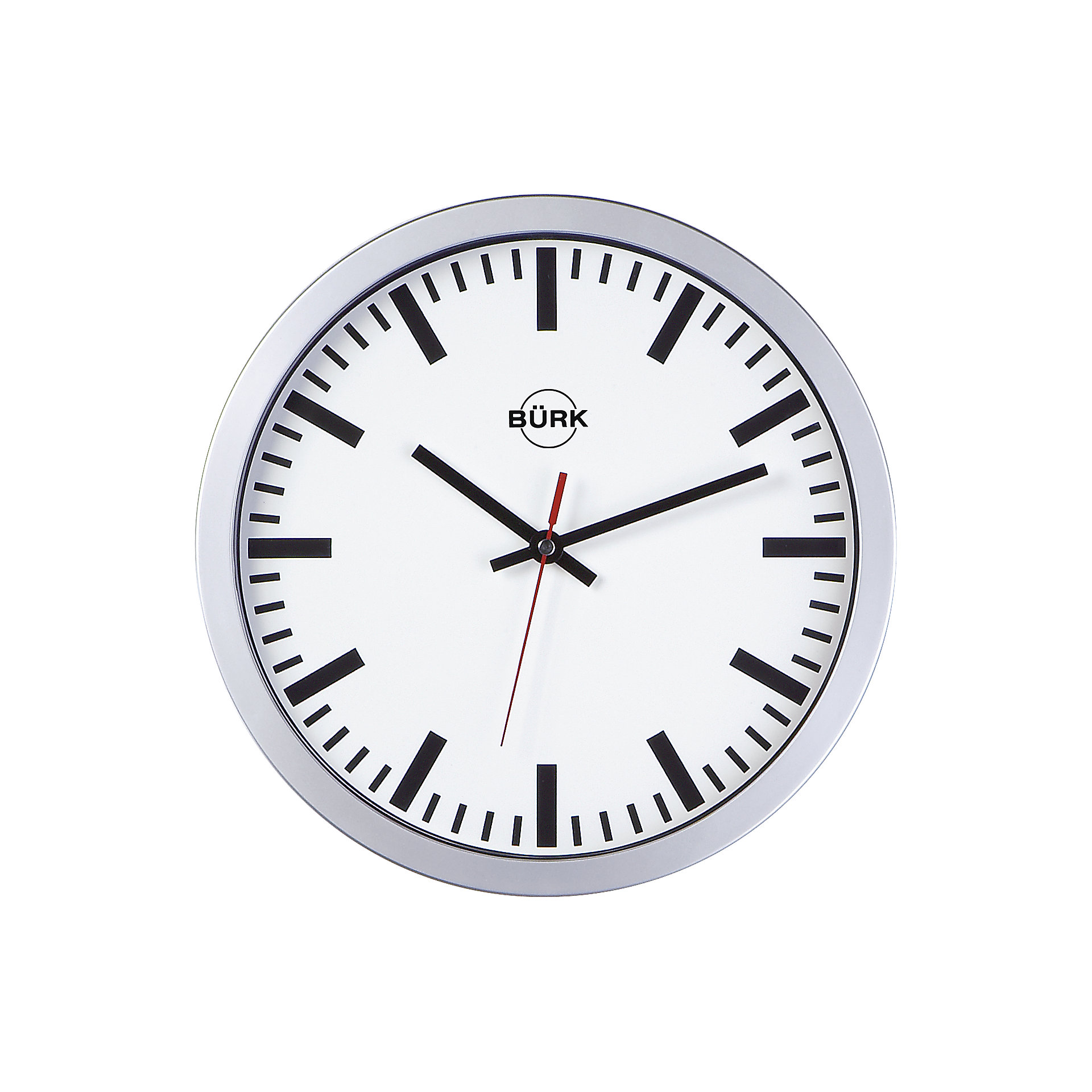 Wall clock with plastic housing, Ø 300 mm: quartz clock | kaiserkraft