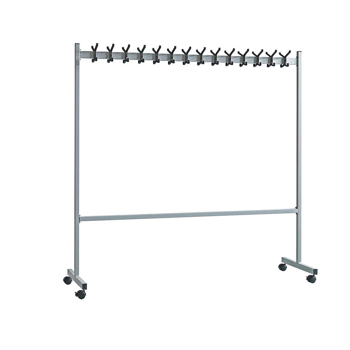 EUROKRAFTbasic – Mobile coat stand: HxD 1700 x 550 mm | KAISER+KRAFT
