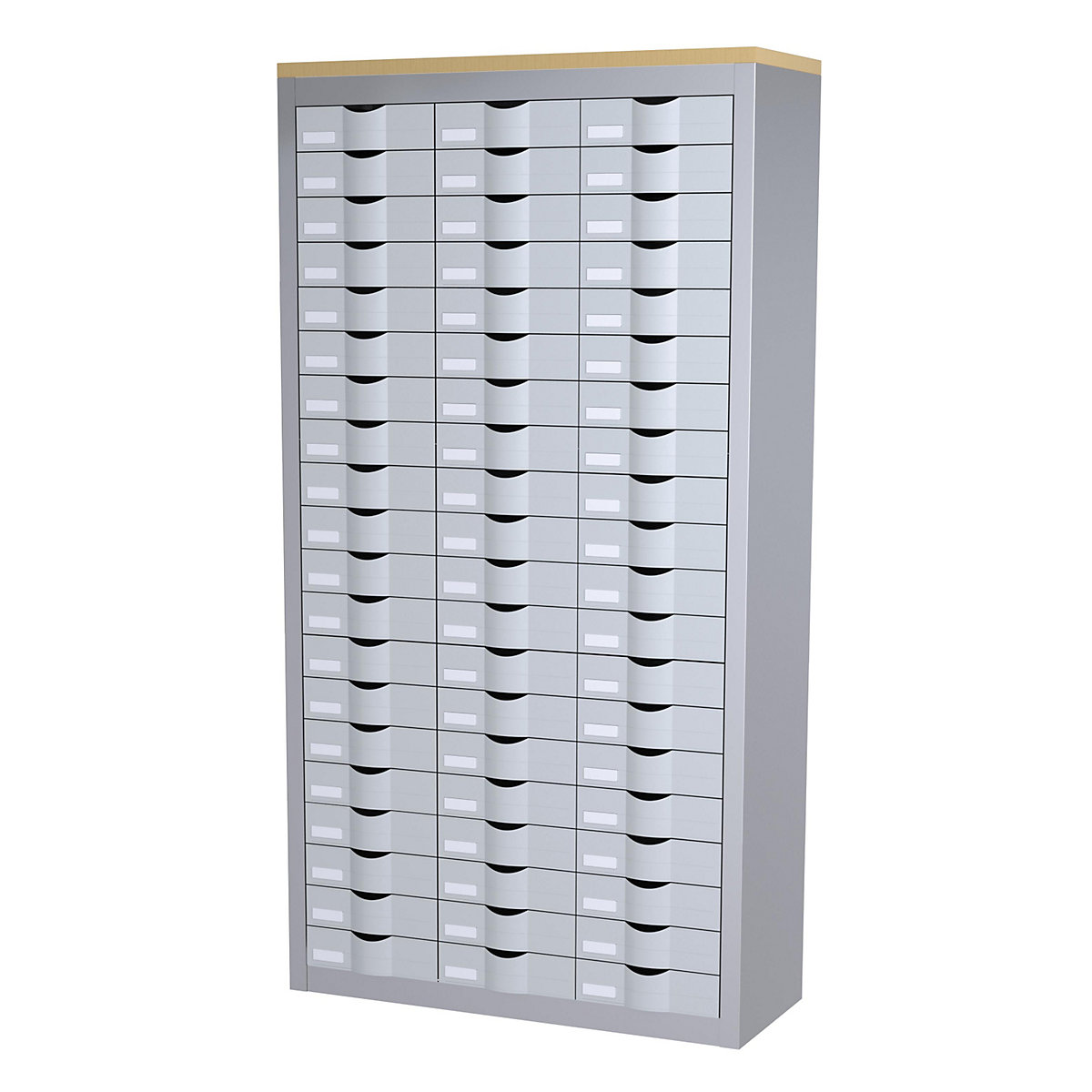 Sorting station: with 60 drawers in 3 rows | KAISER+KRAFT