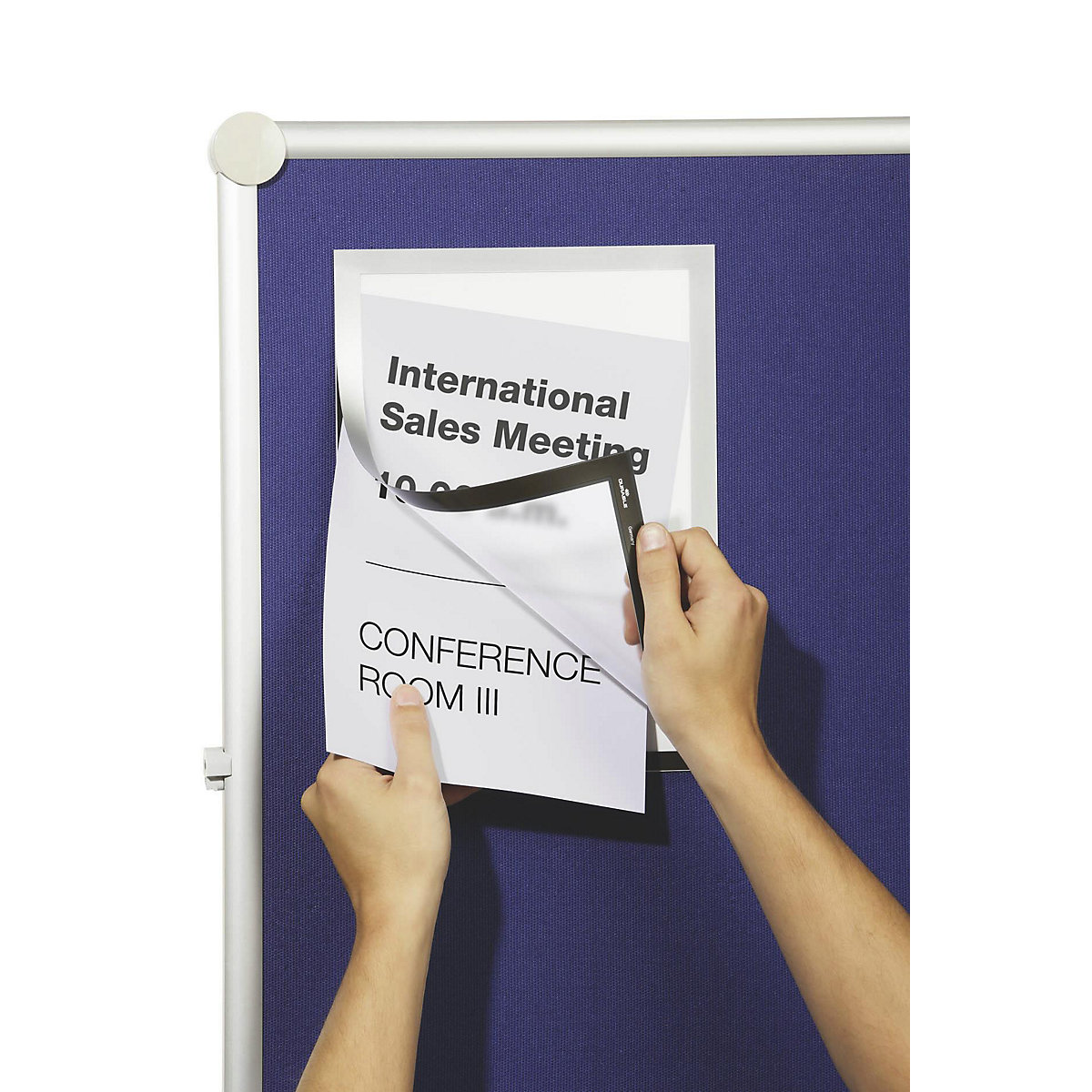 DURAFRAME® GRIP A4 foil frame with Velcro strips – DURABLE: for format ...