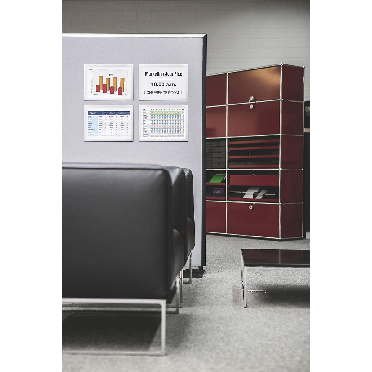 DURAFRAME® GRIP A4 foil frame with Velcro strips – DURABLE: for format ...