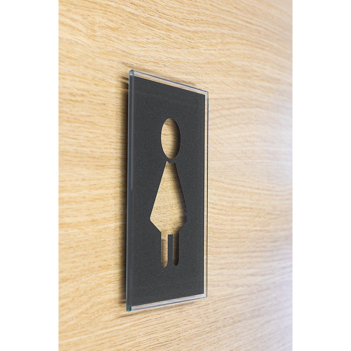 WC pictogram door sign: HxW 148 x 105 mm | KAISER+KRAFT